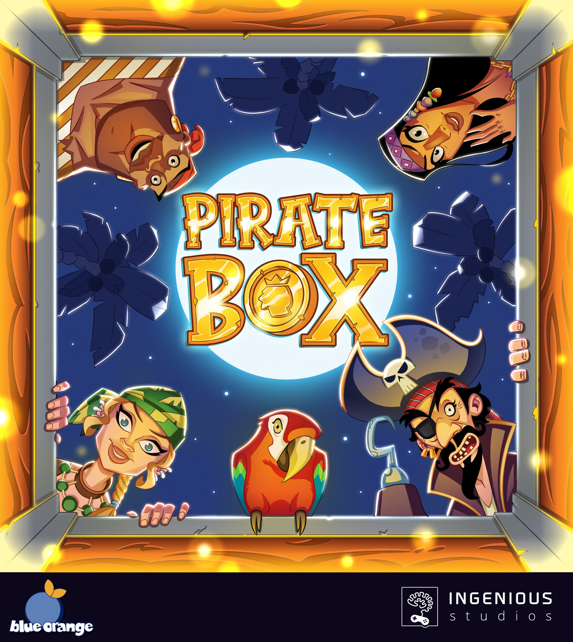 ArtStation - Pirate Box Board Game Art