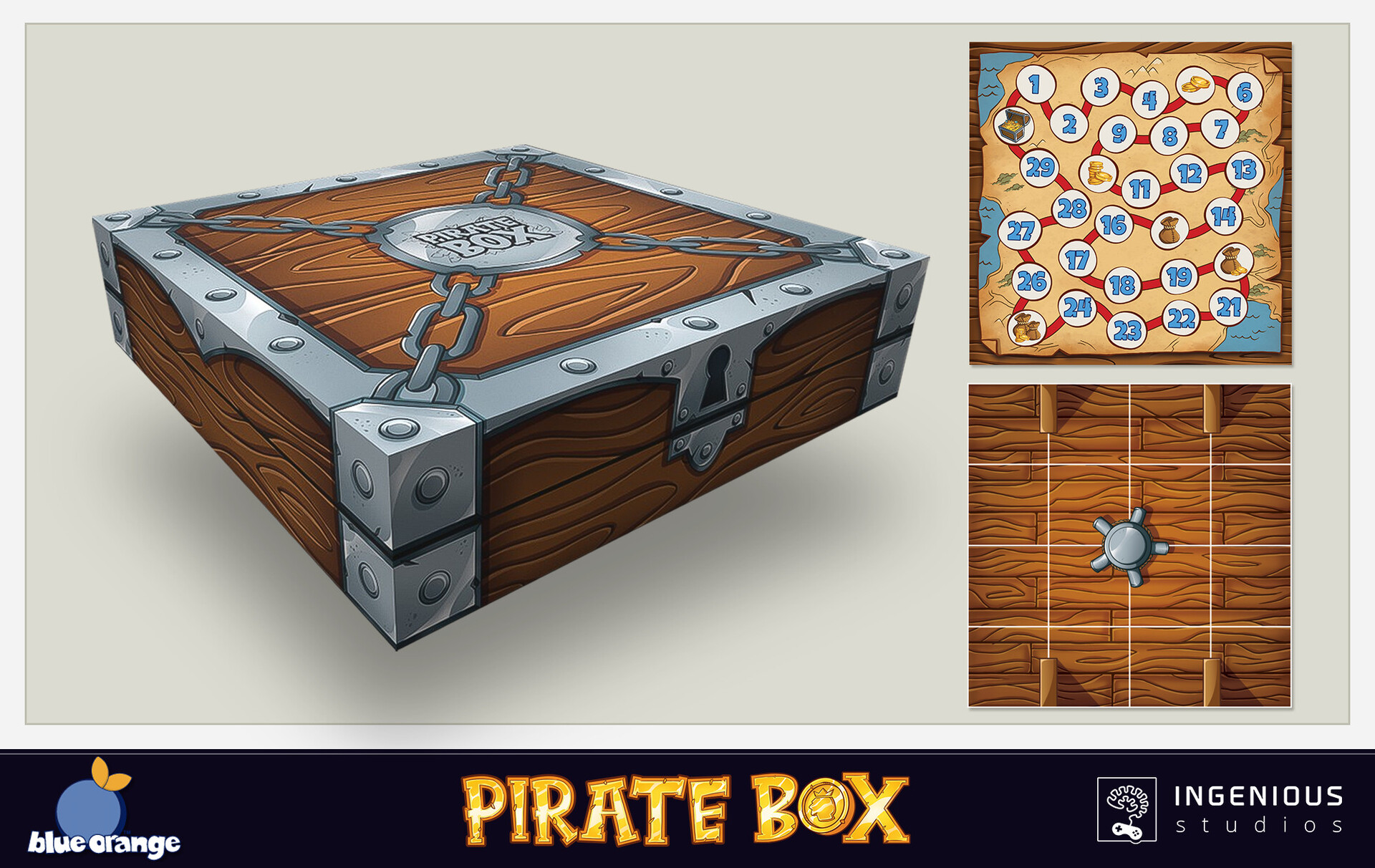 Aleksandar Andjelkovic - Pirate Box Board Game Art