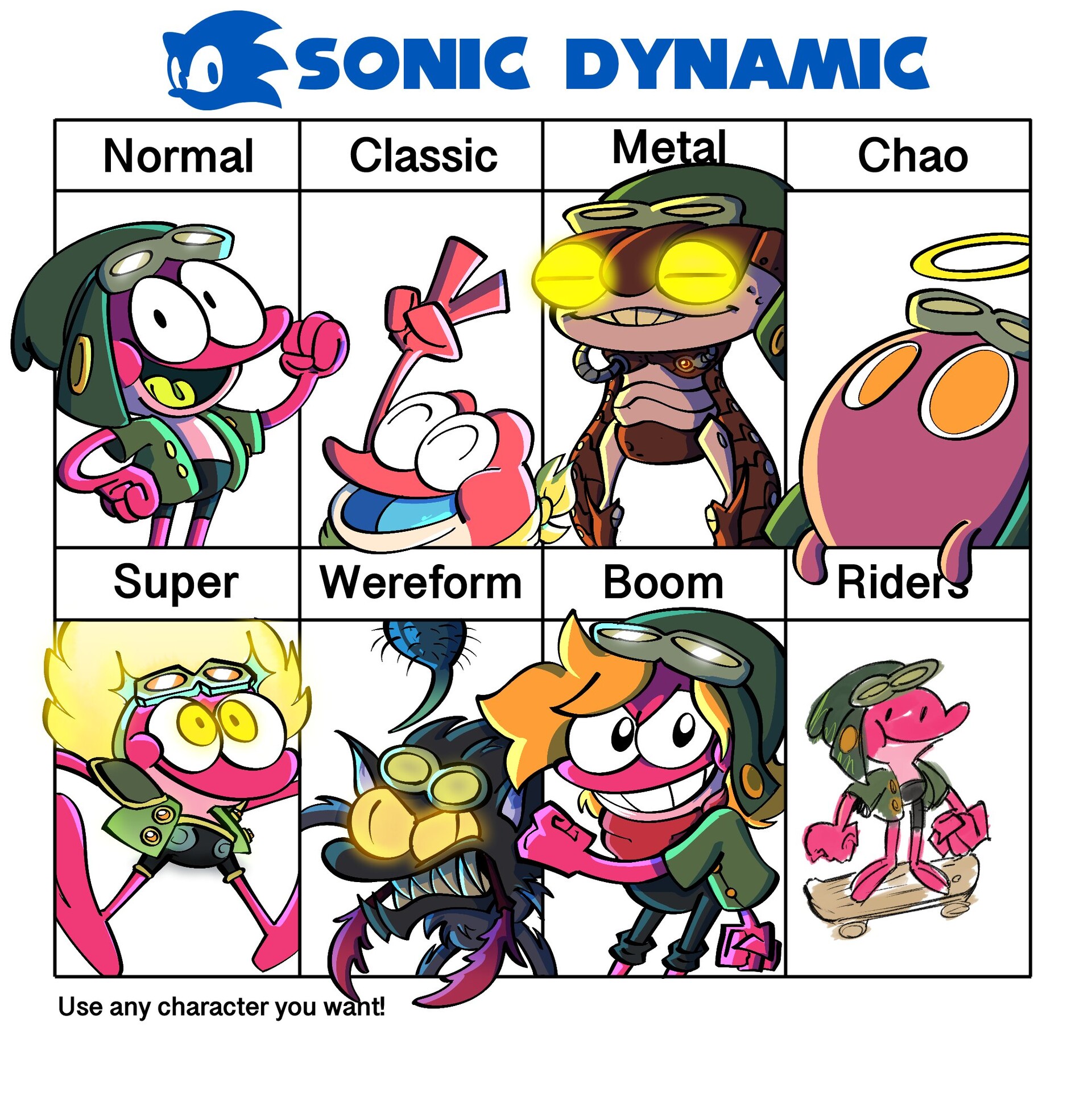 ArtStation - sonic dynamic - SPRIG THE FROG