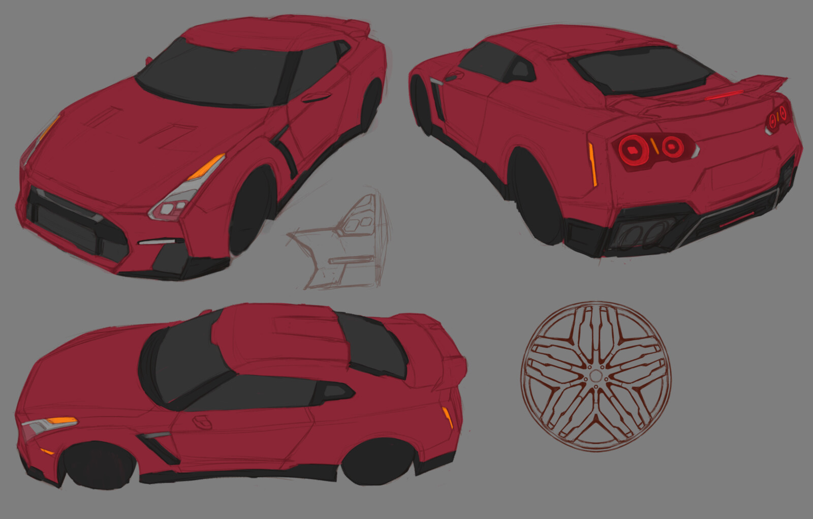 Alfin Mubarok - Nissan GT-R36 (Fan Renders)