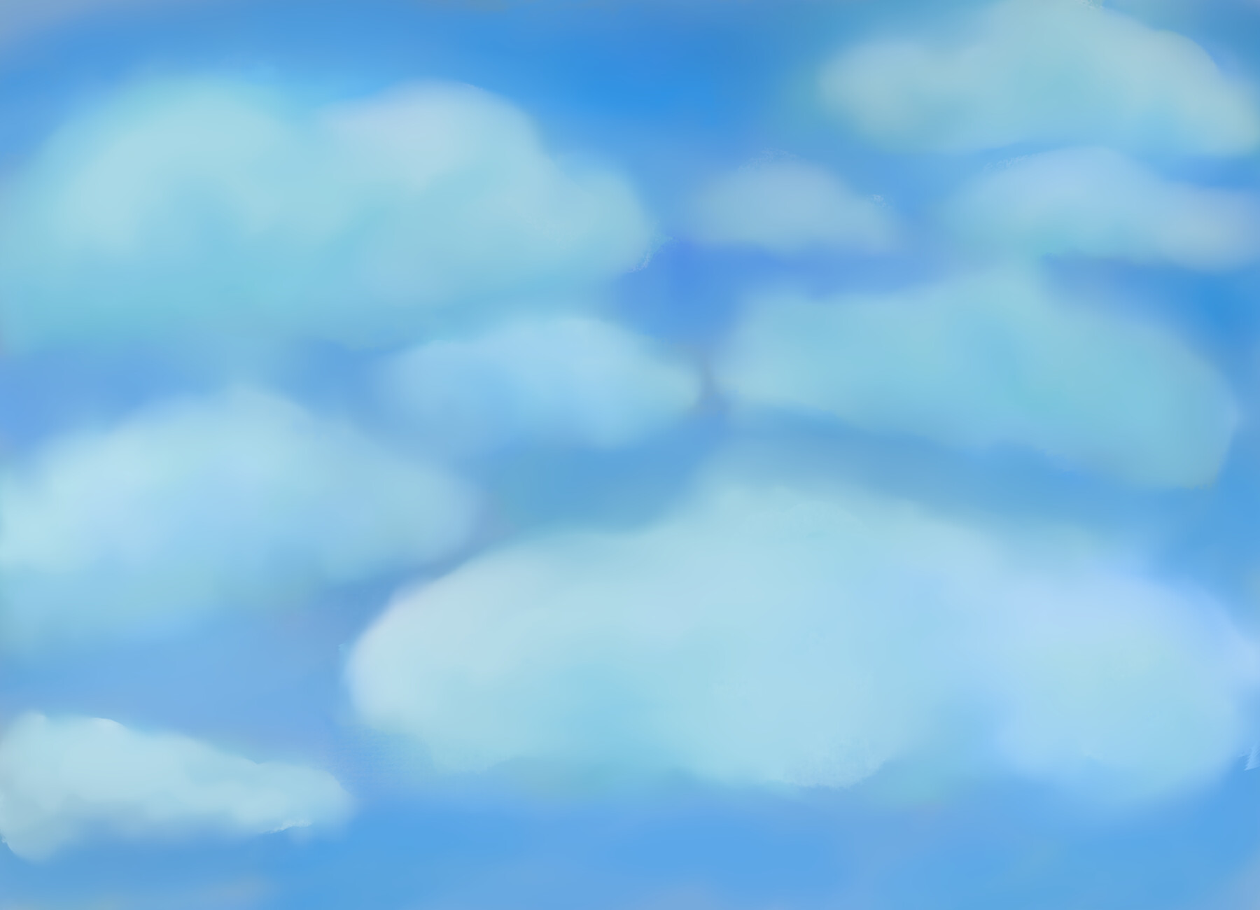 ArtStation - hermoso cielo azul