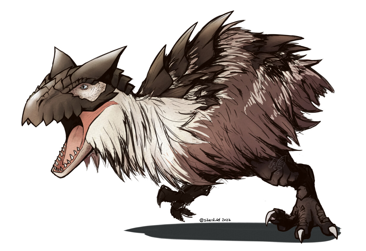 ArtStation - Quill - Monster Hunter style