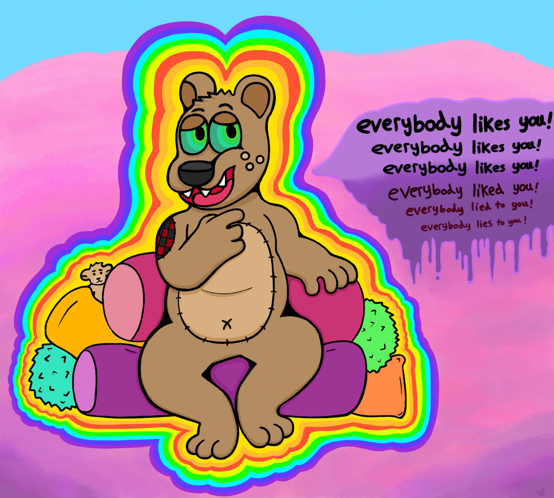 ArtStation - calvy says "everybody likes you!"