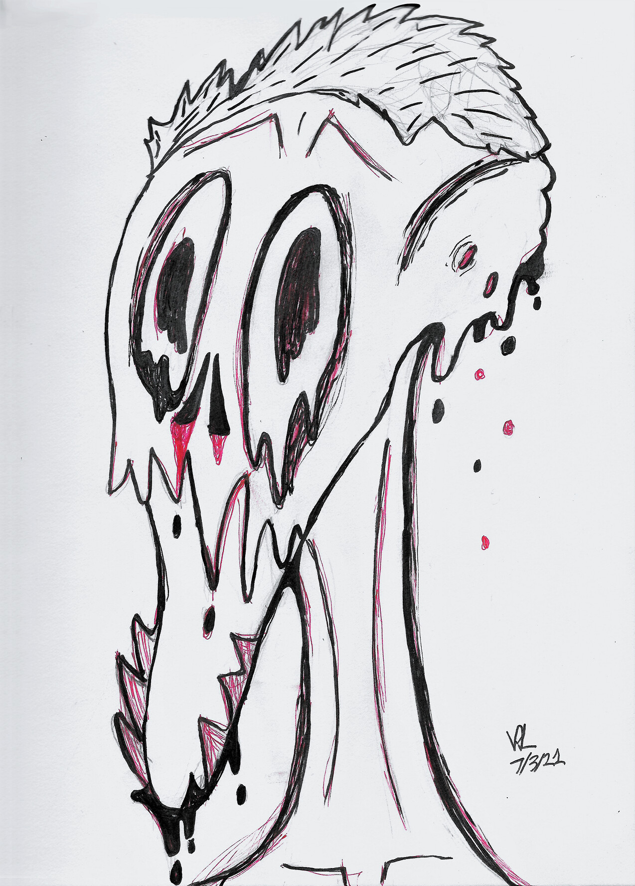 ArtStation - melted horror