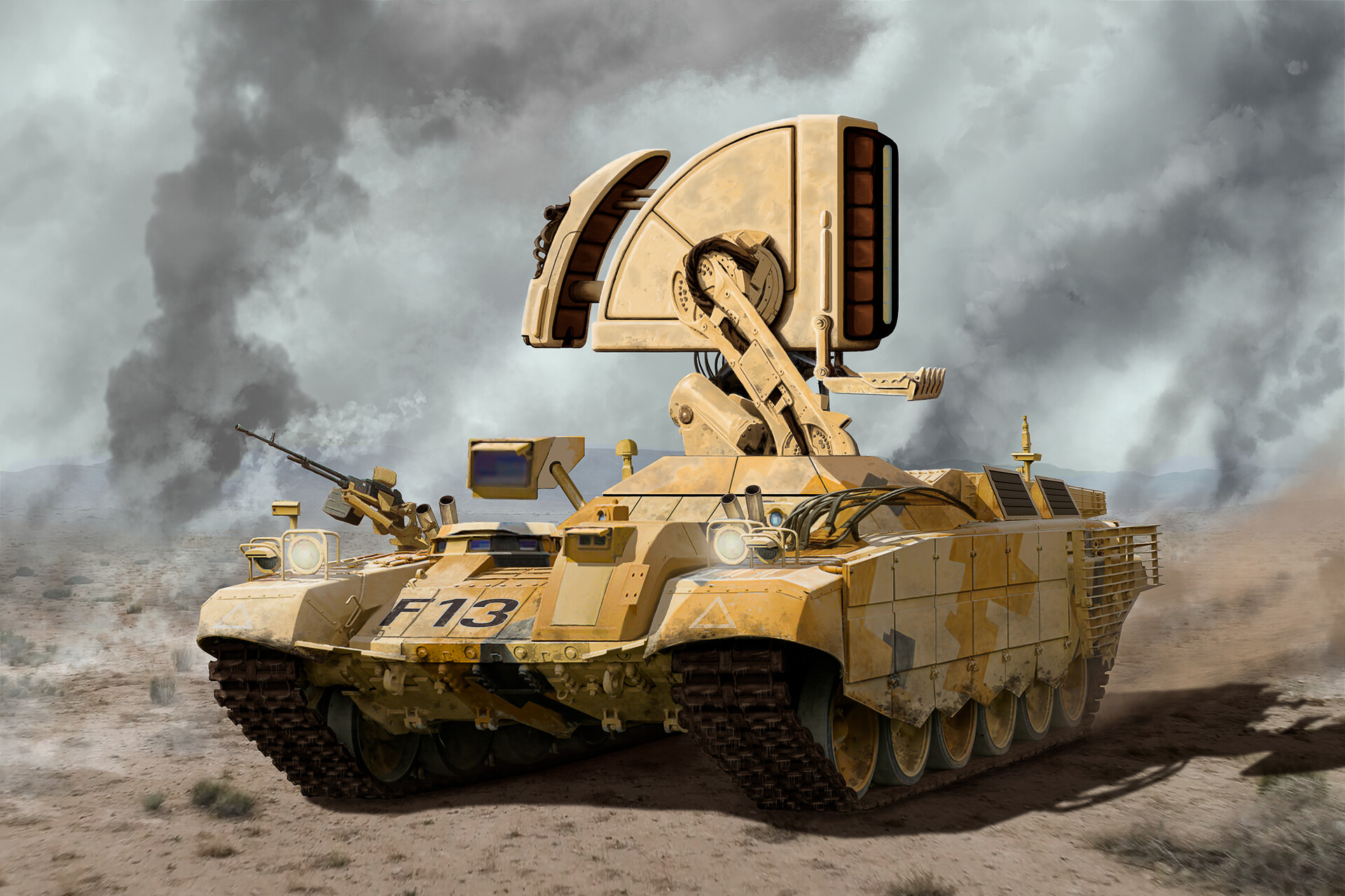 ArtStation - The Prism Tank - Command & Conquer Red Alert 2 (Fanart)
