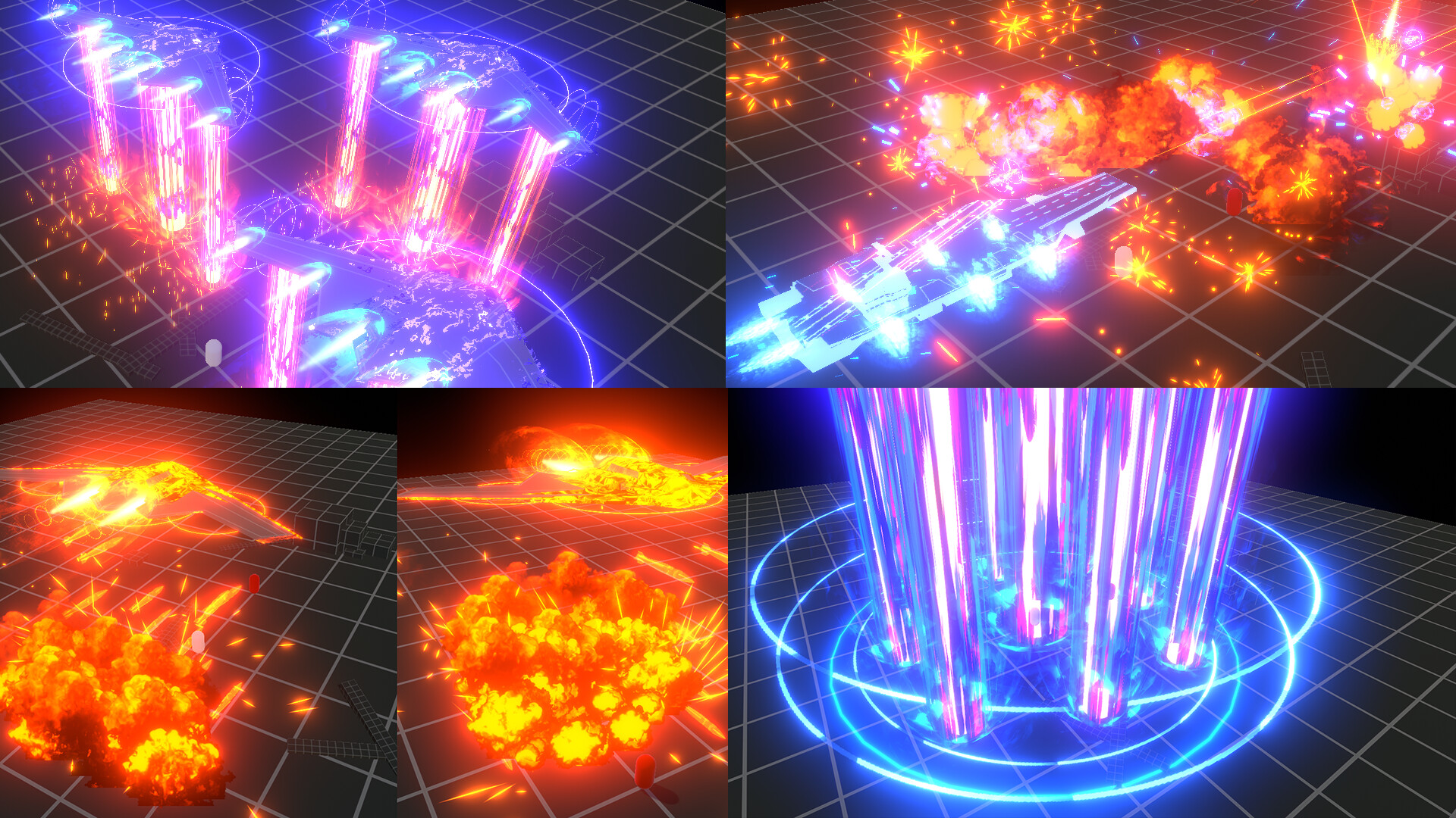 ArtStation - 100 Special Skills Effects Pack - Cyber Air Troop Invader Patch