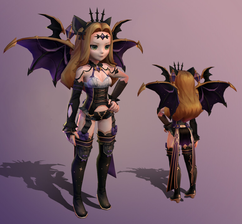 ArtStation - Bat girl