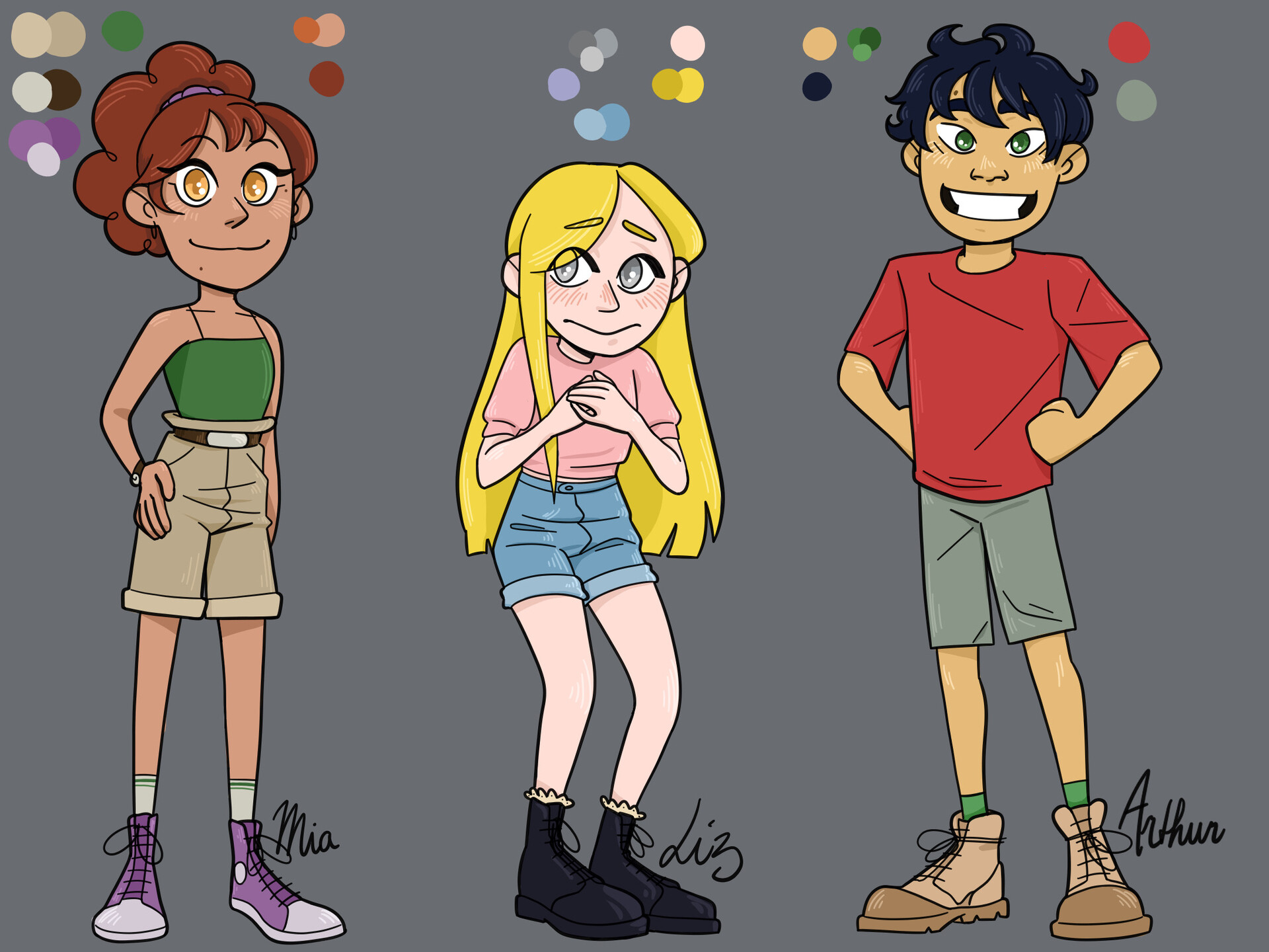 ArtStation - Character design -Cartoon style 1/3