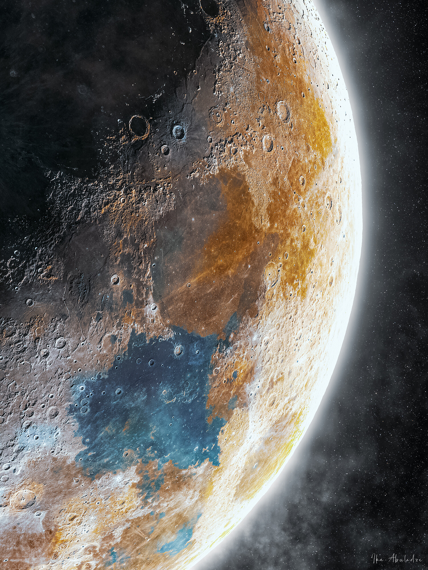 ArtStation - Moon surface details and colors