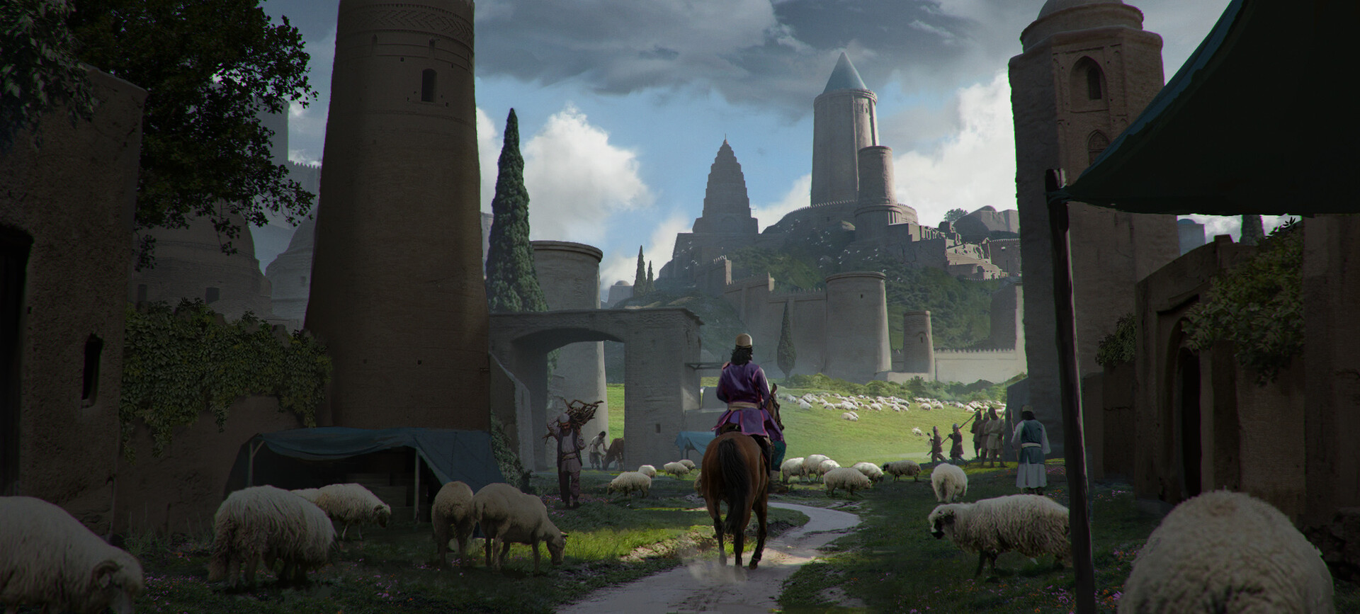 ArtStation - Persian Castle
