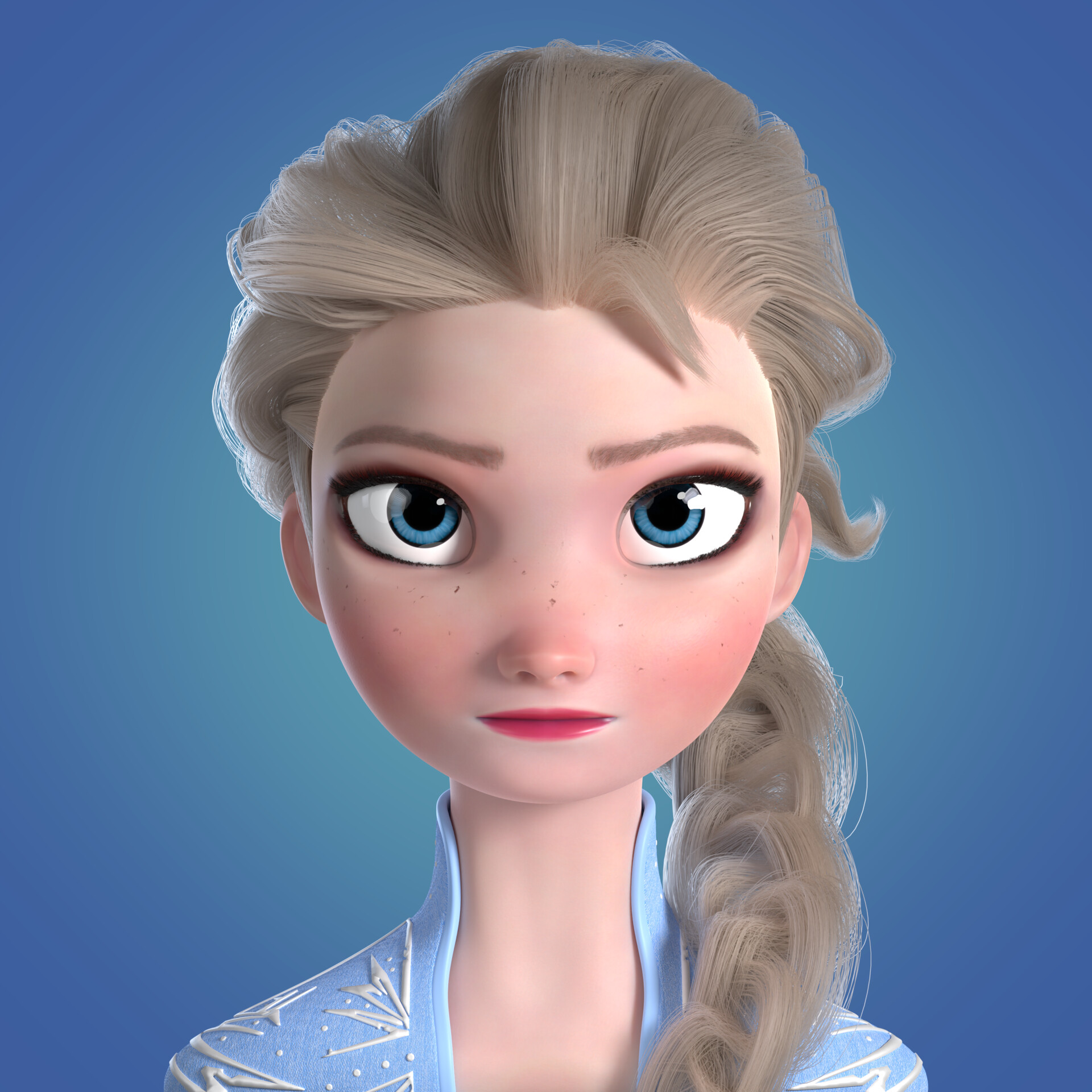 Artstation Elsa Fanart Frozen2