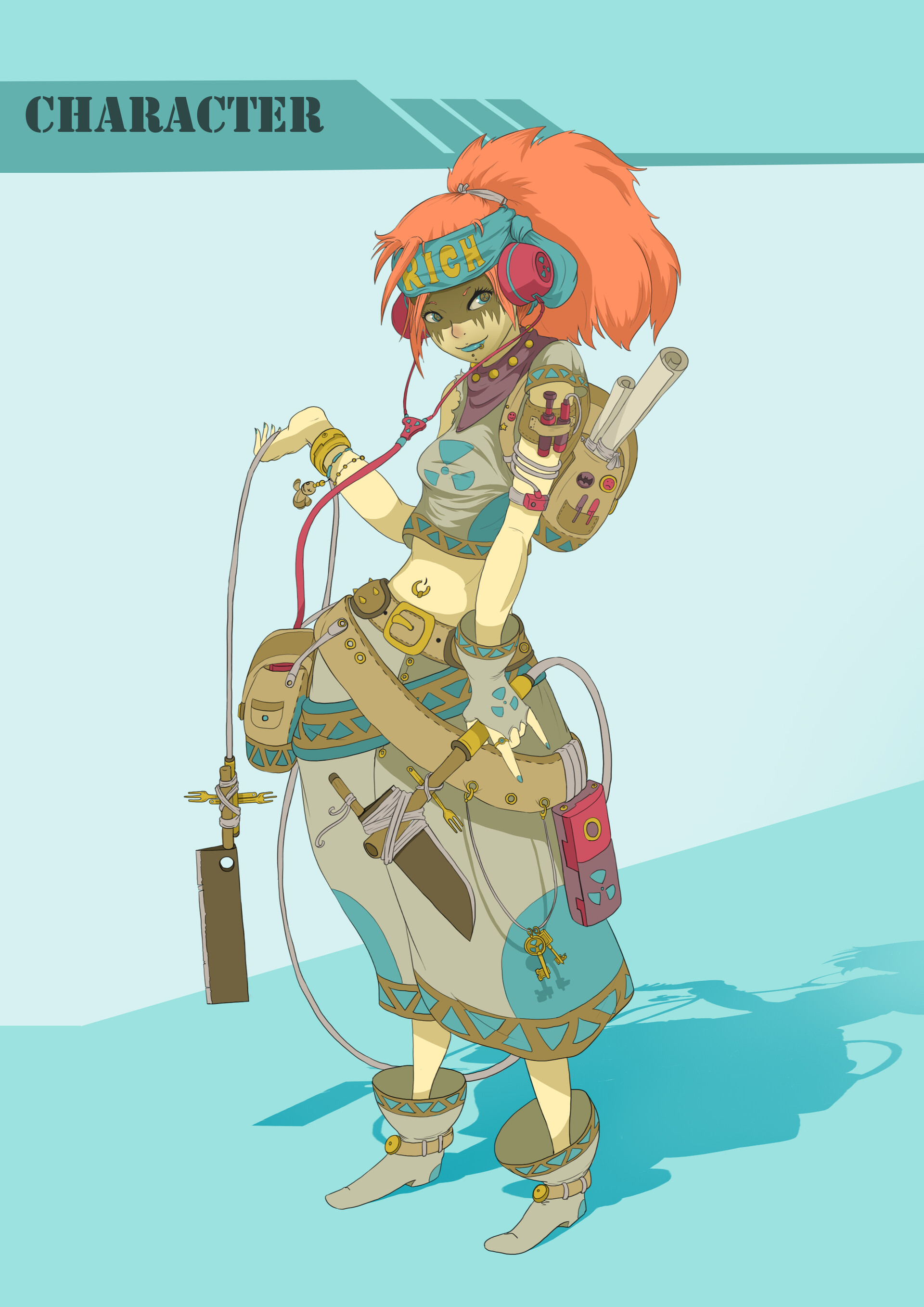 ArtStation - Character Design1 - Original Manga "2150"