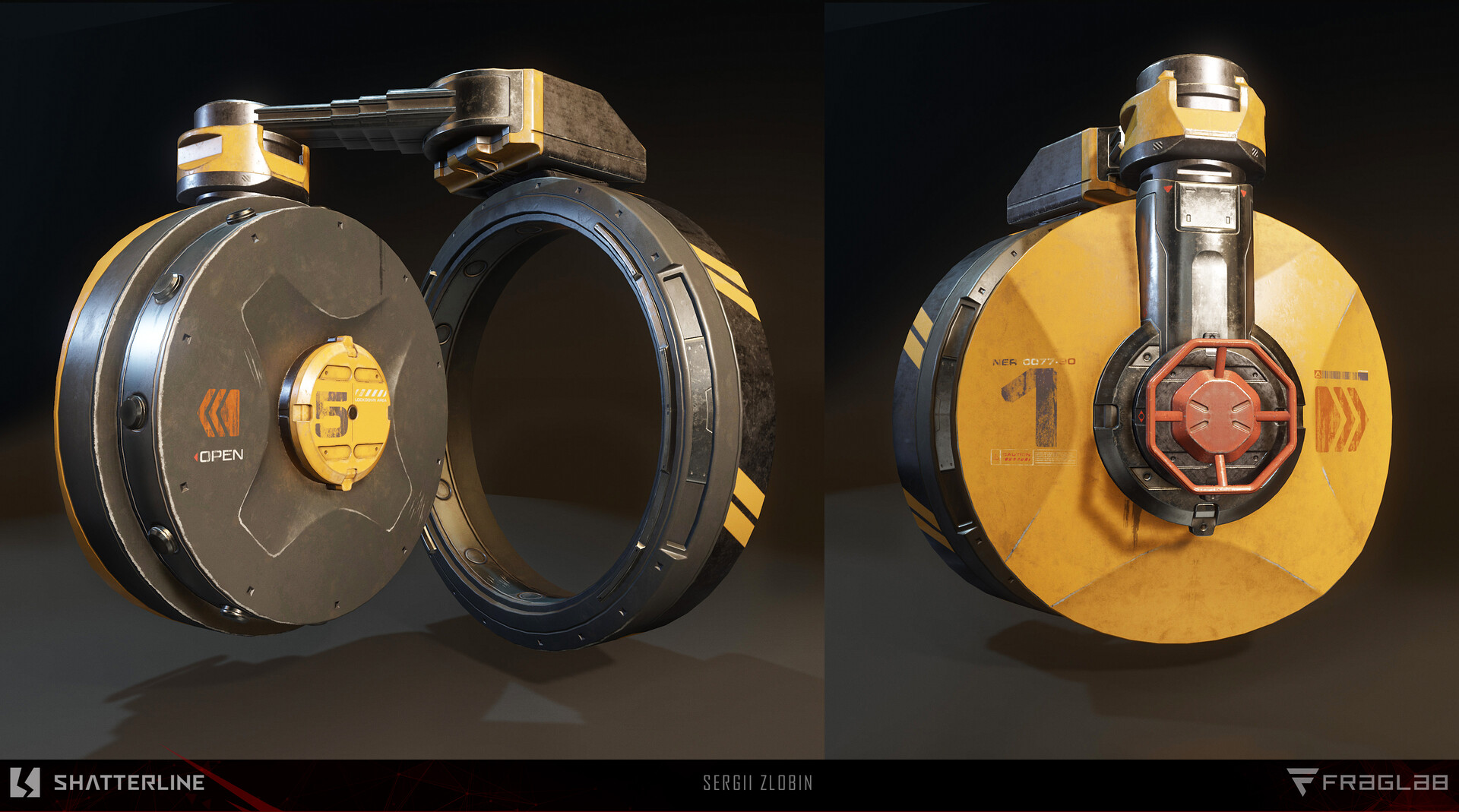 Sergii Zlobin - Shatterline - Escort MARCH map