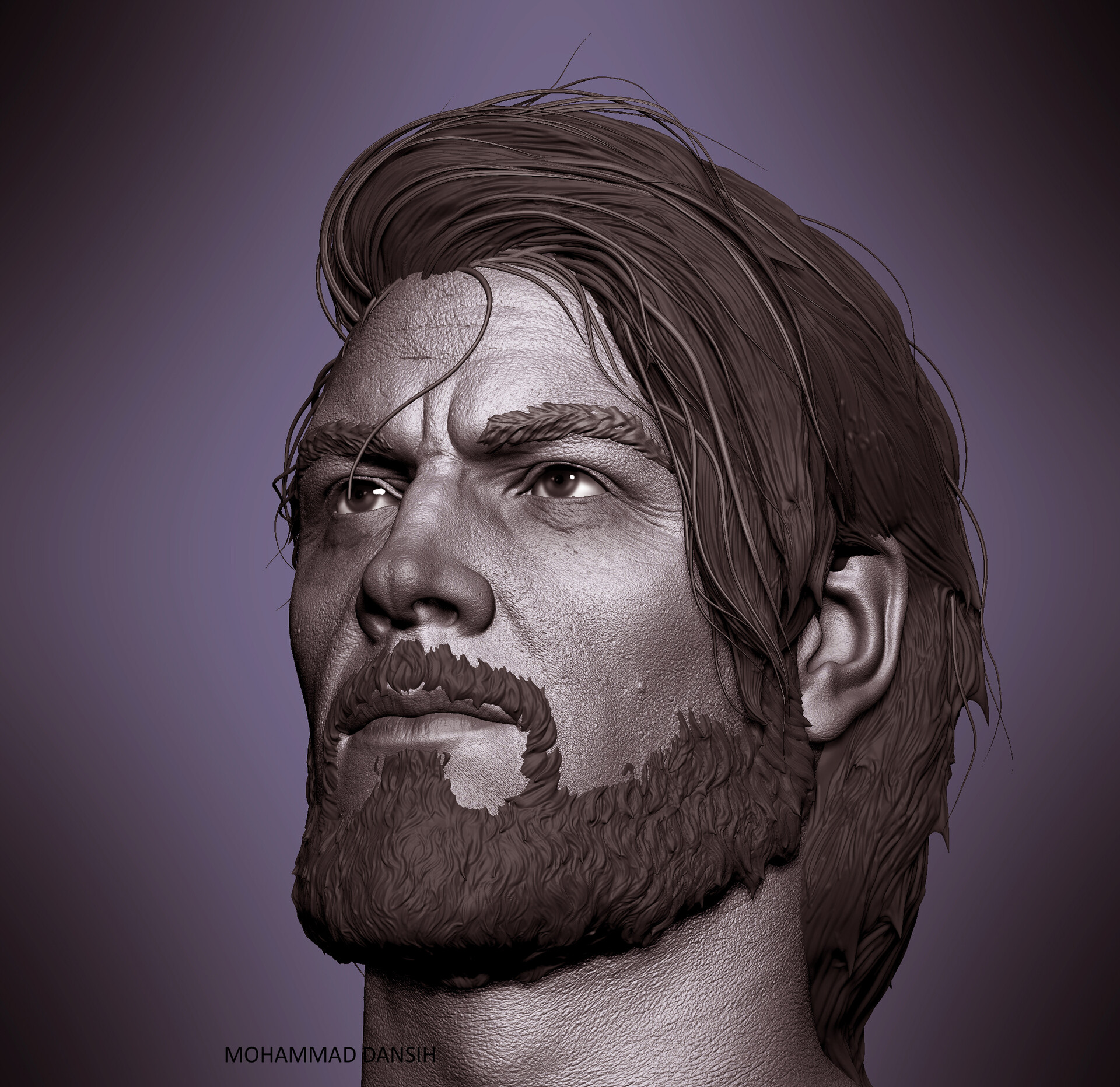 Mohammad Danish - Old Hunter Head