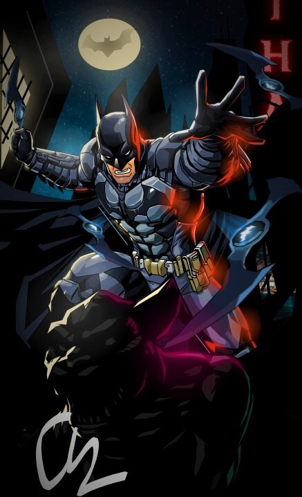 ArtStation - Batman : Arkham knight (full piece)