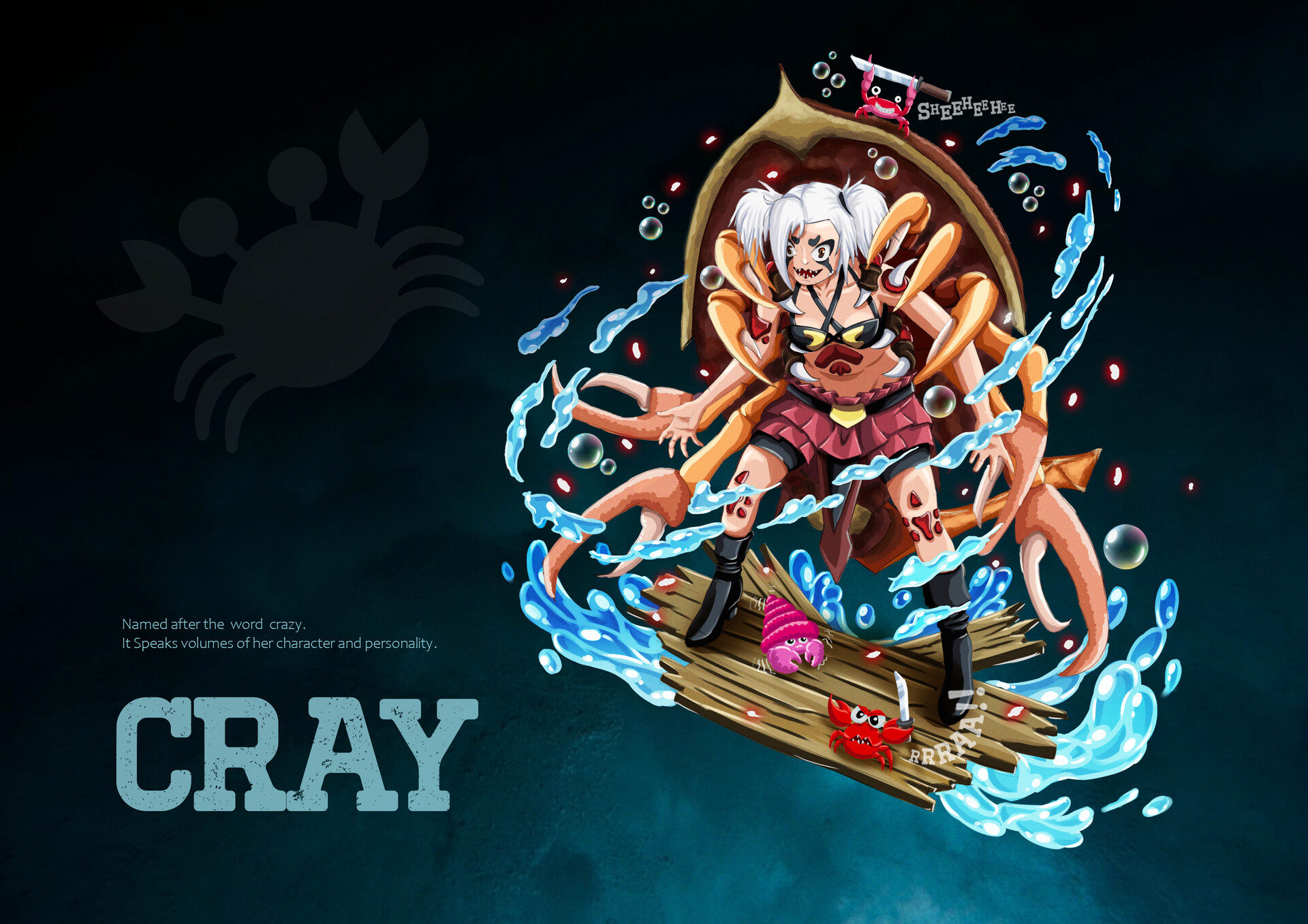 ArtStation - Crab Girl Creature