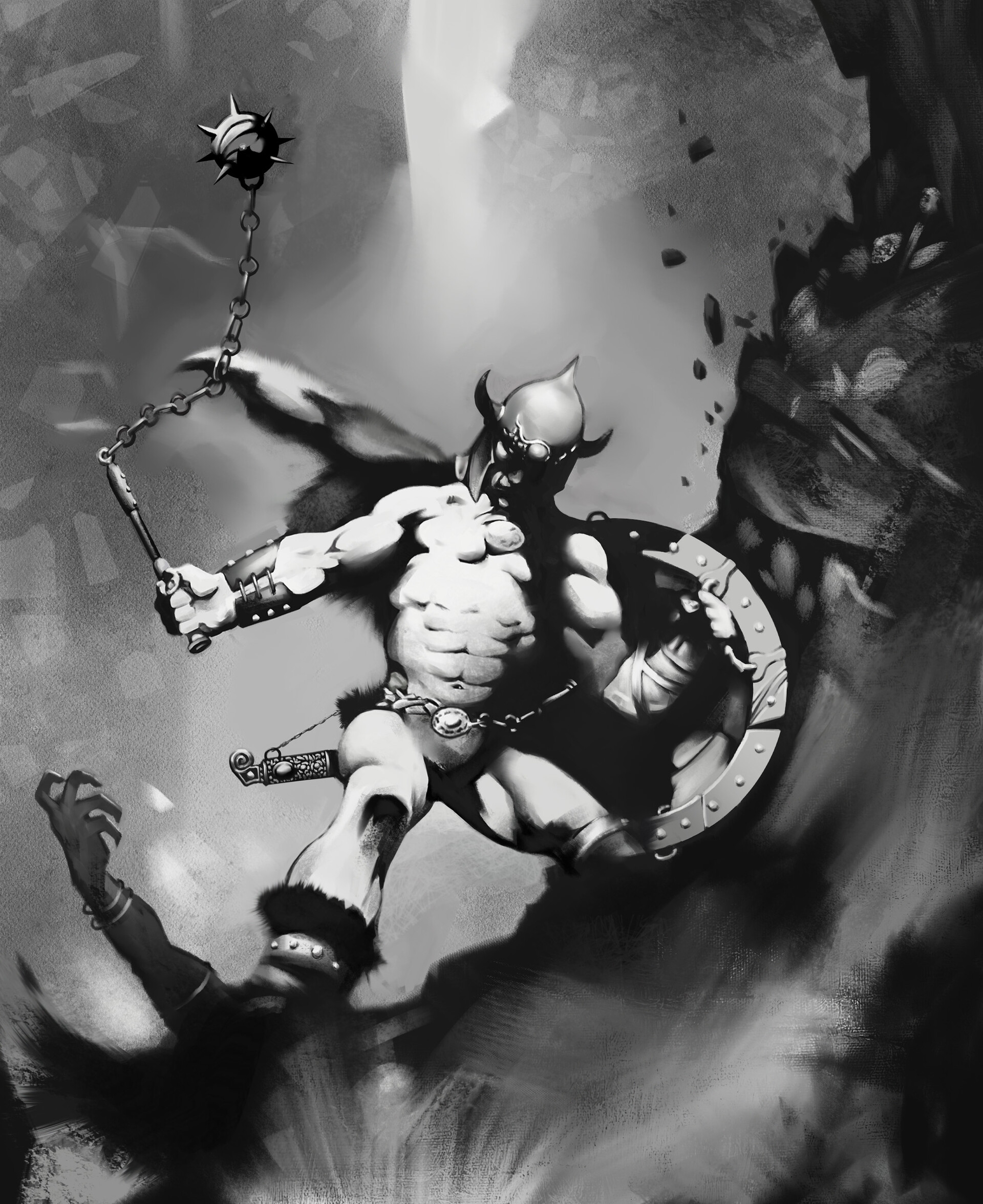 ArtStation - Frank Frazetta Study.