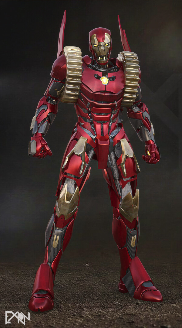 Exion Designs - Iron Man MK63 Godbuster Armor 3D