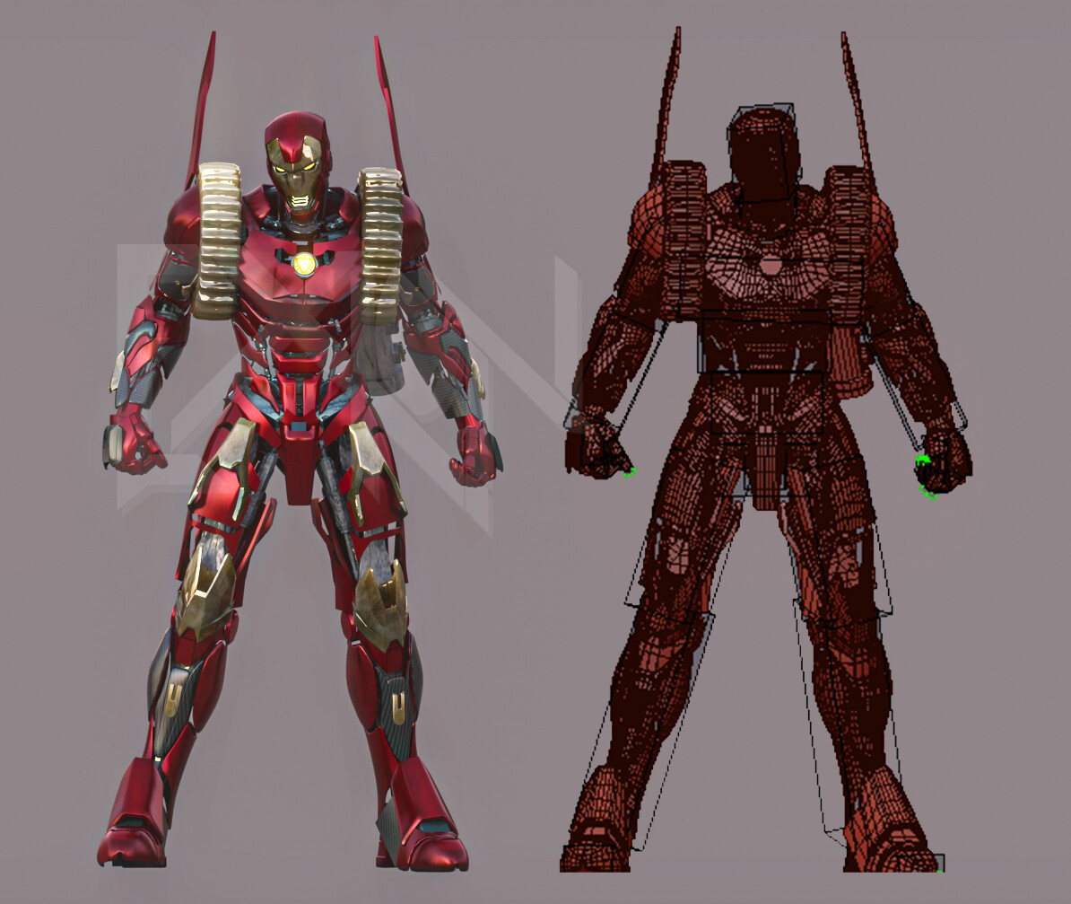Exion Designs - Iron Man MK63 Godbuster Armor 3D