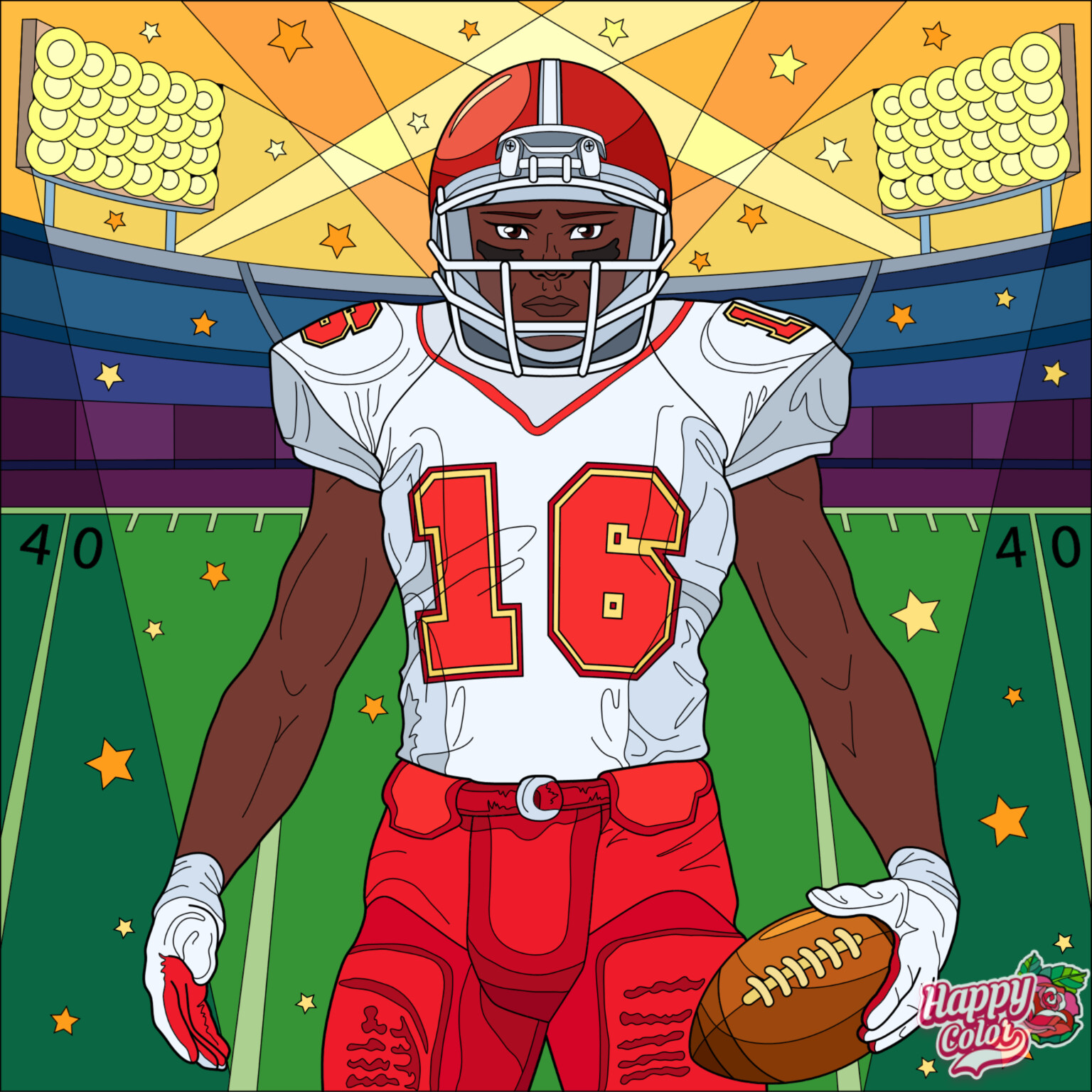ArtStation - American Football Warrior Player 16