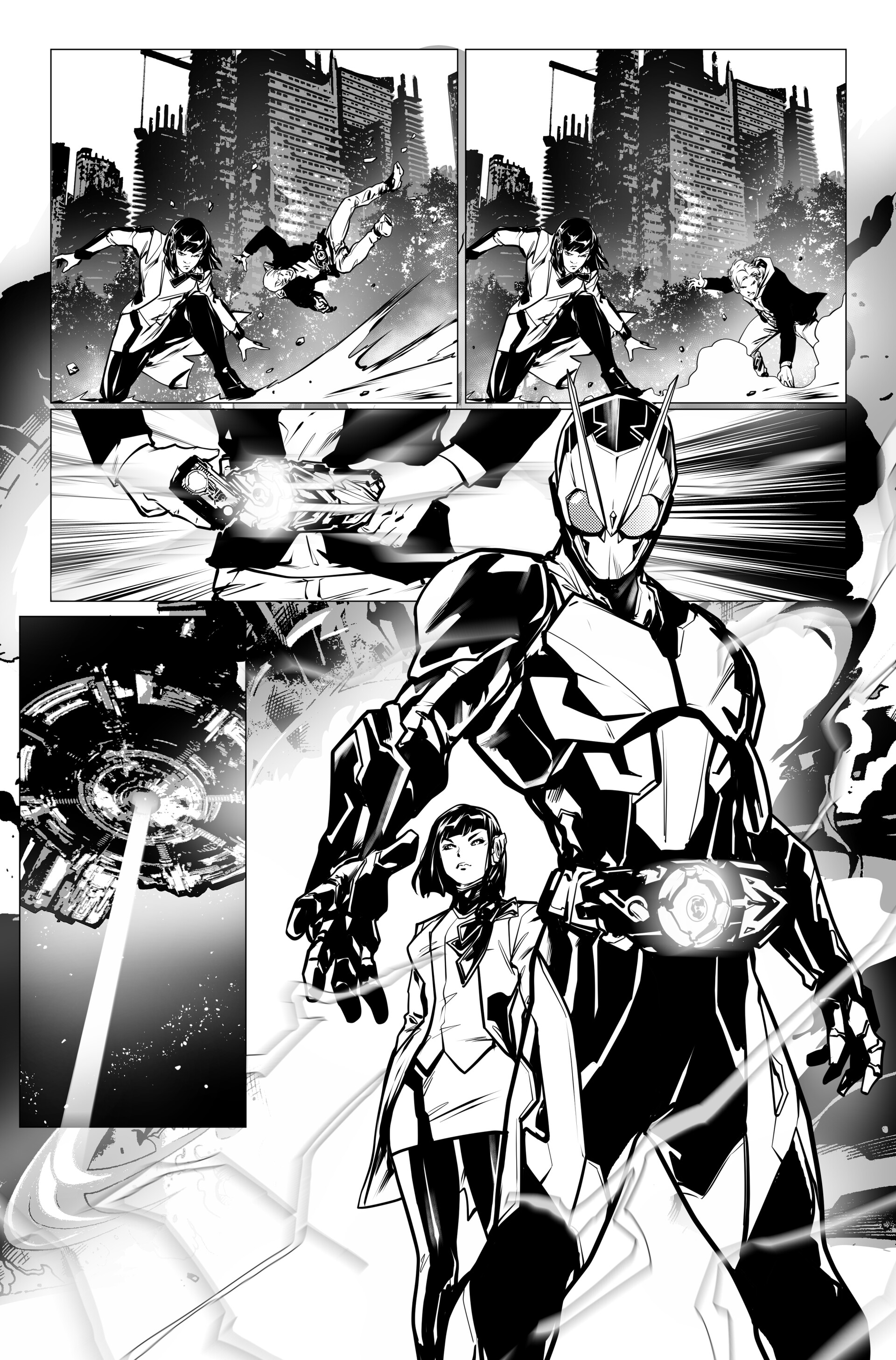 kamen rider zero one coloring pages