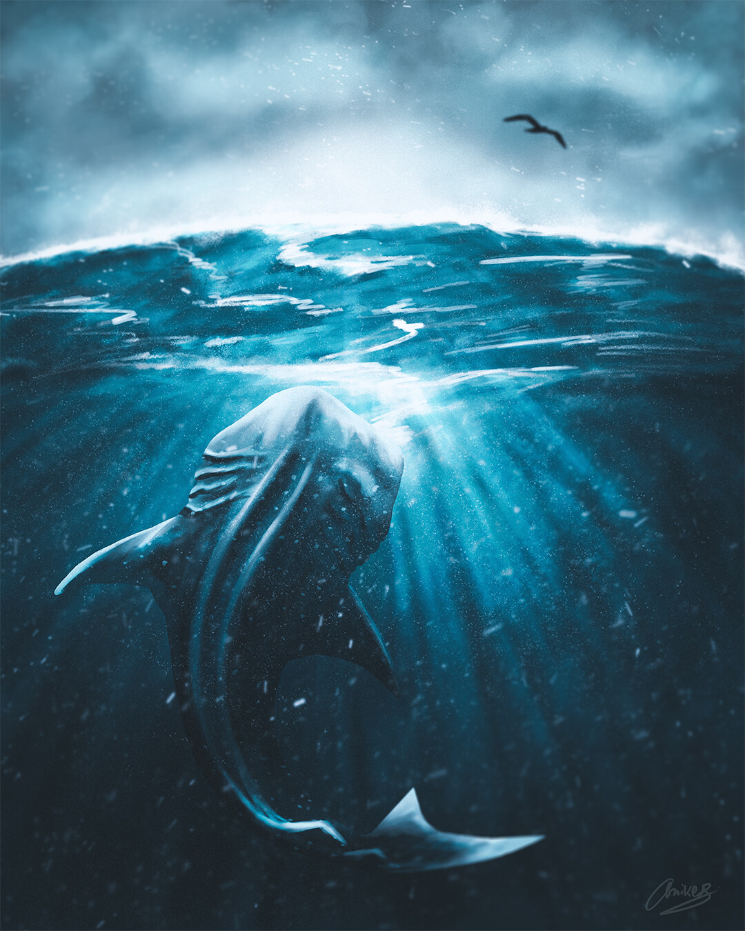 ArtStation - Whale Shark | Digital Painting
