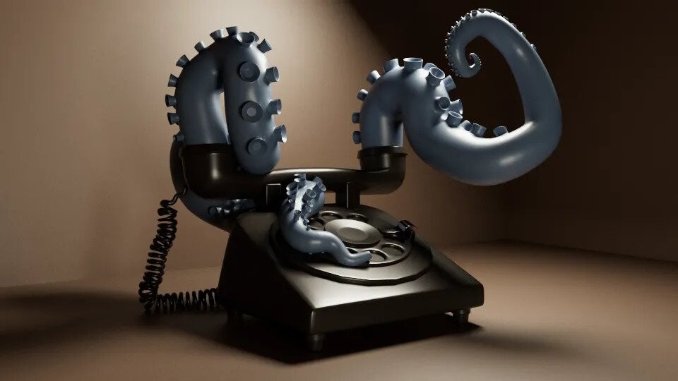 ArtStation - Phone Tentacle 3 Model