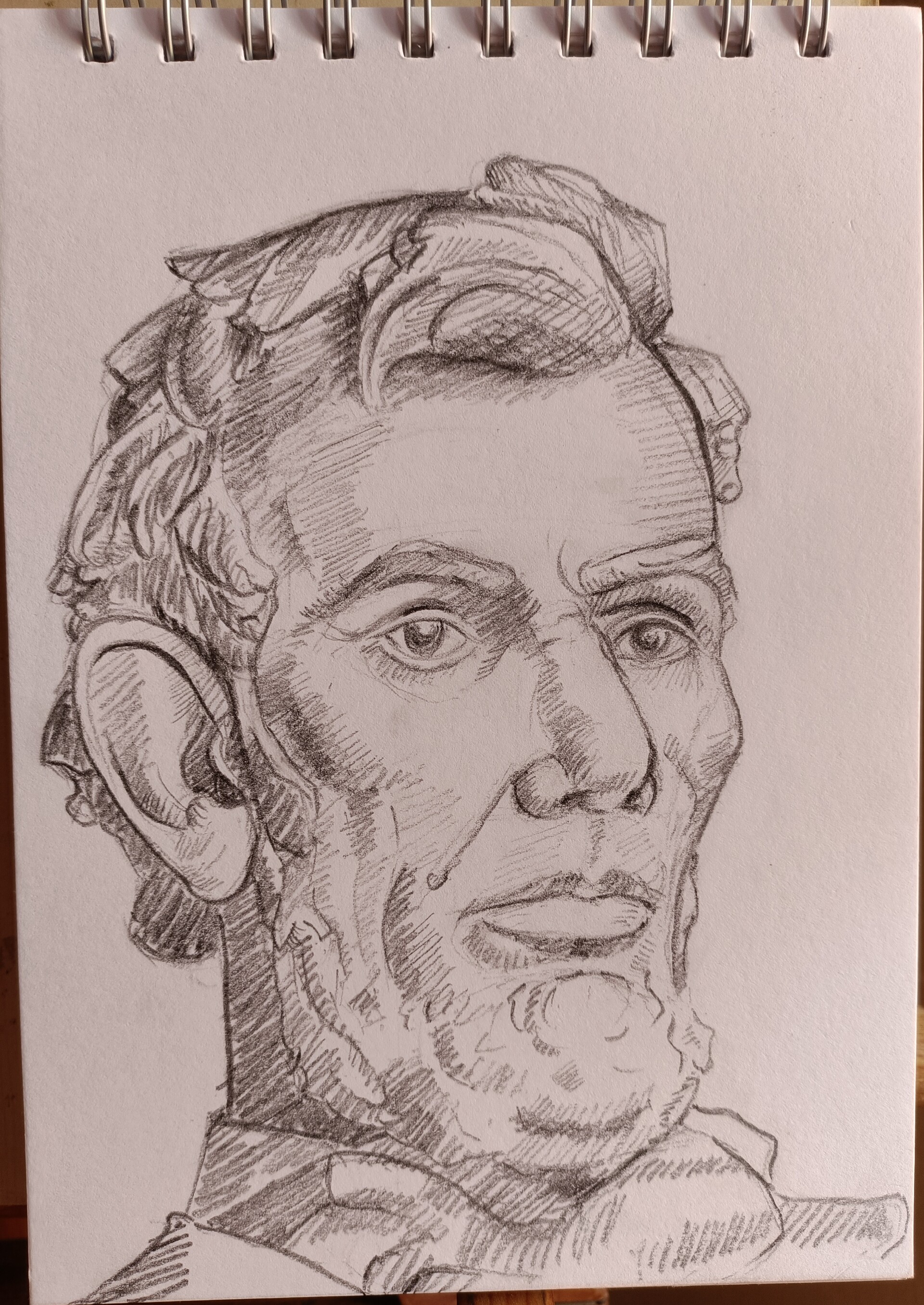 ArtStation - pencil portrait study