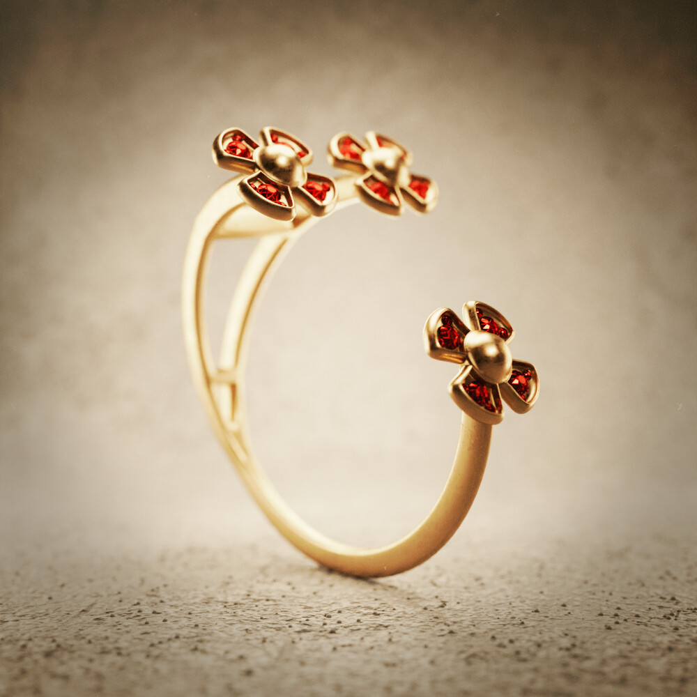 Martin Schrimpel - "Flower ring n.02 2022"