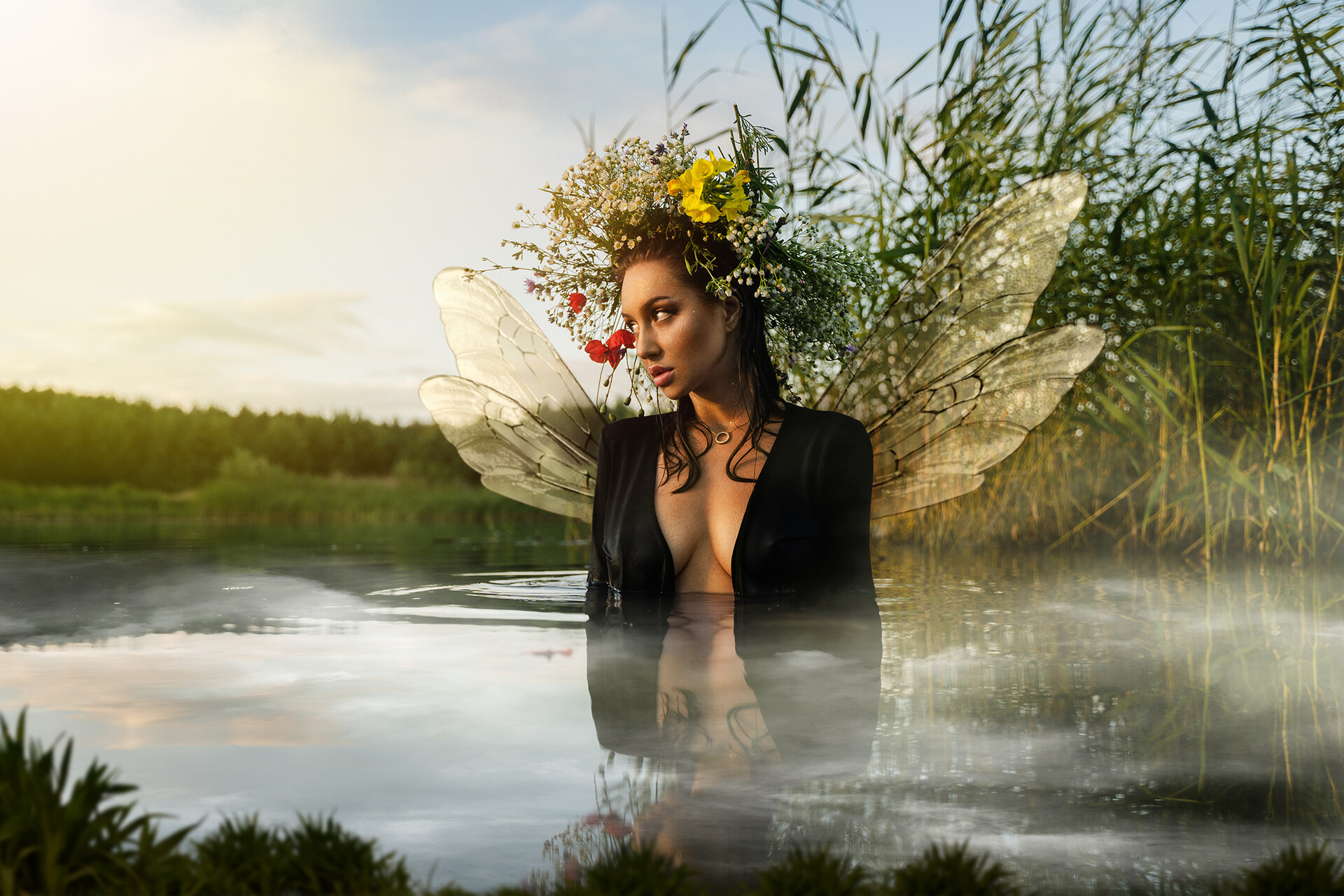 ArtStation - Dragonfly girl