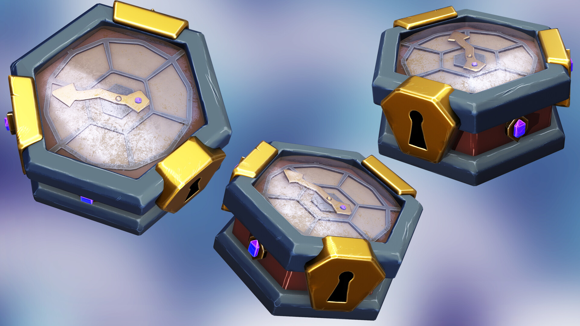 ArtStation - Stylized compass