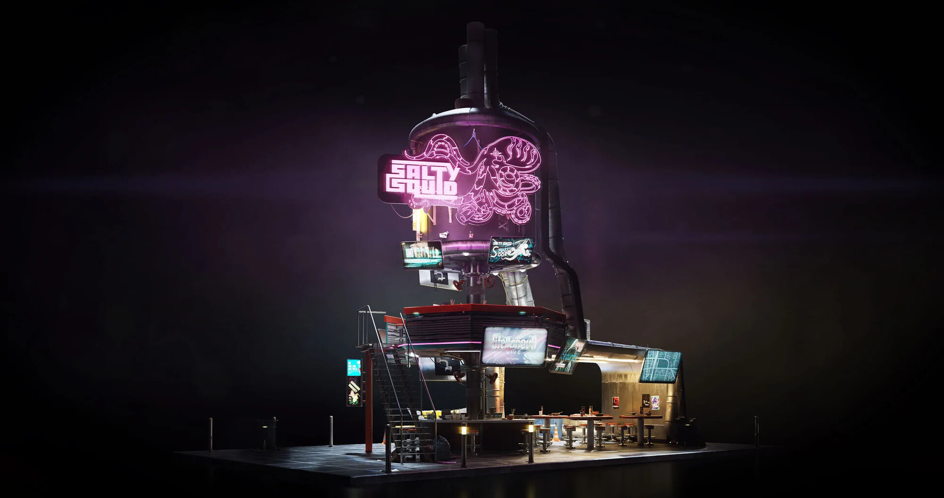 Hebron PPG - Cyber District - Kitbash3d