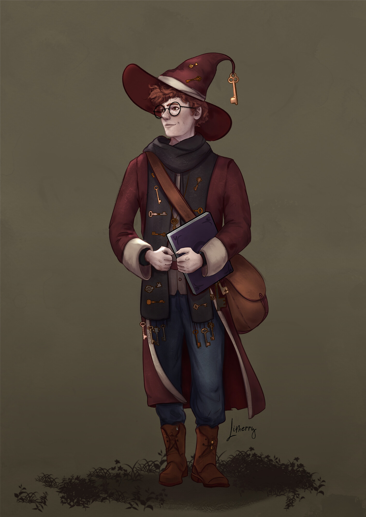 ArtStation - Nevin the Key Collecting Wizard