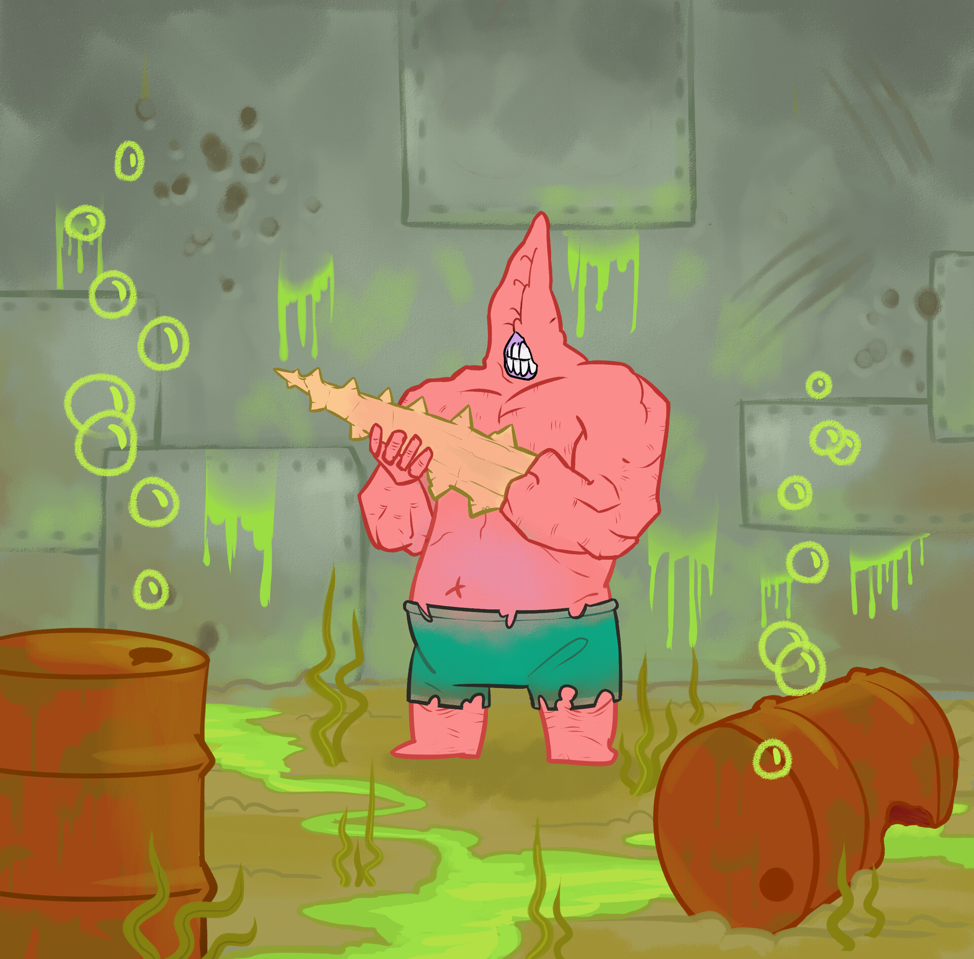 ArtStation - Toxic bottom mutant