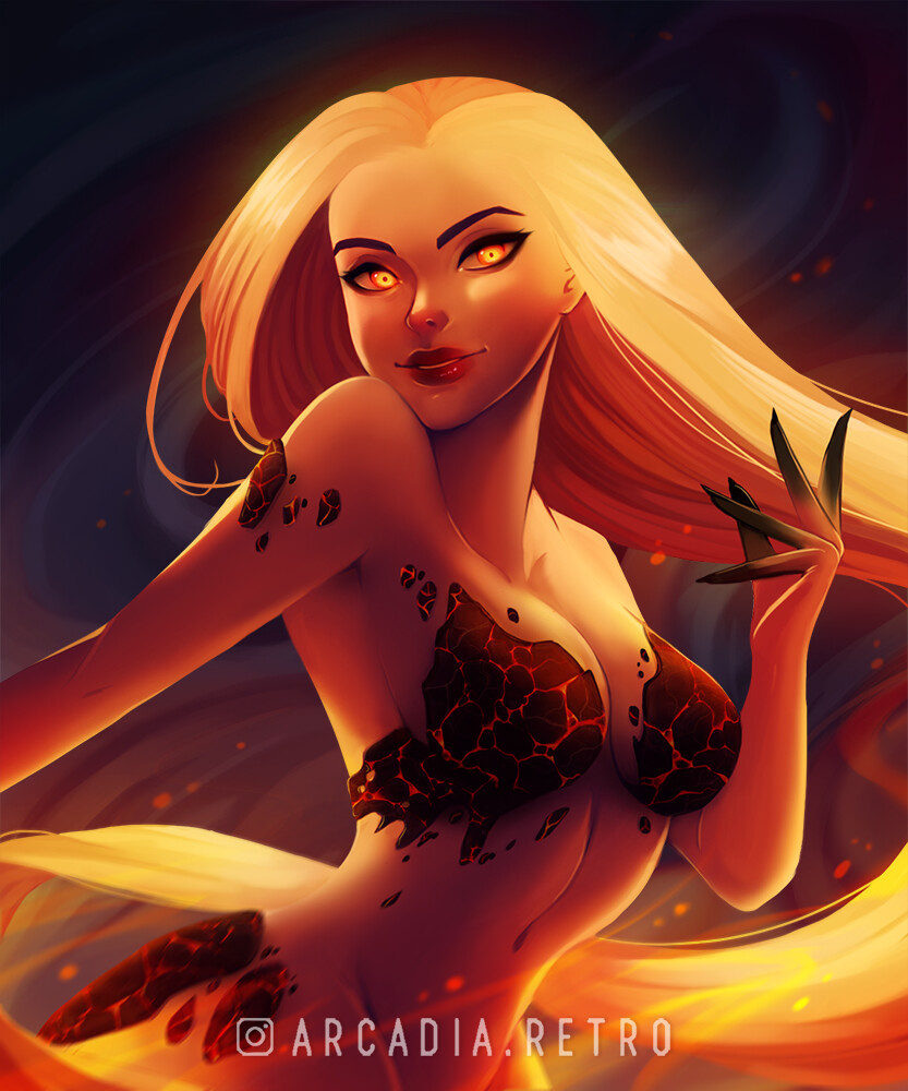 ArtStation - Fire witch