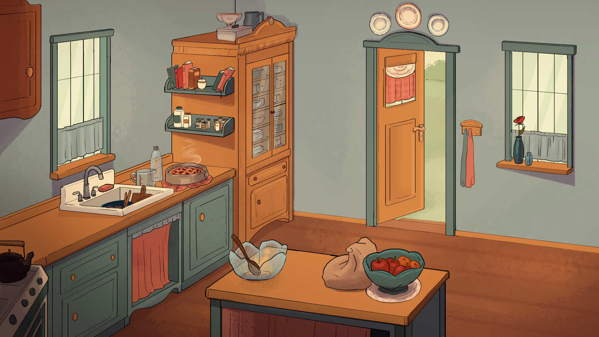 ArtStation - Martina's Kitchen 2 [Personal Work]
