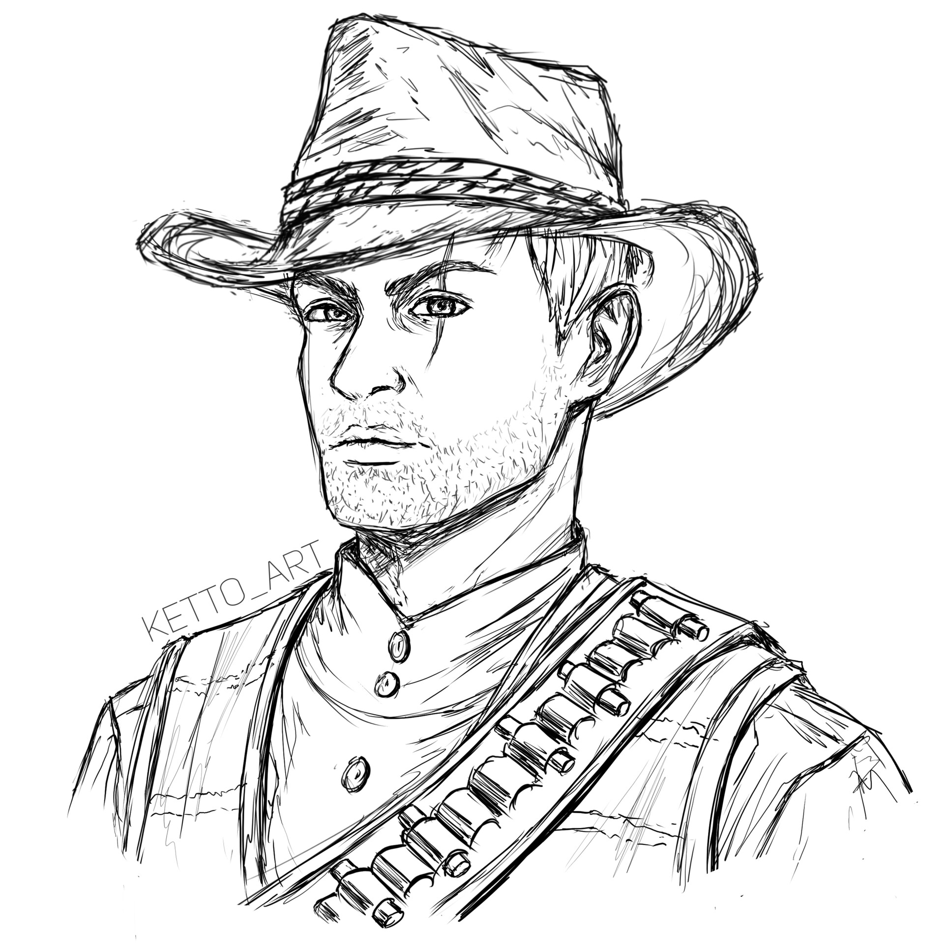 ArtStation - Red Dead Redemption Character Commission