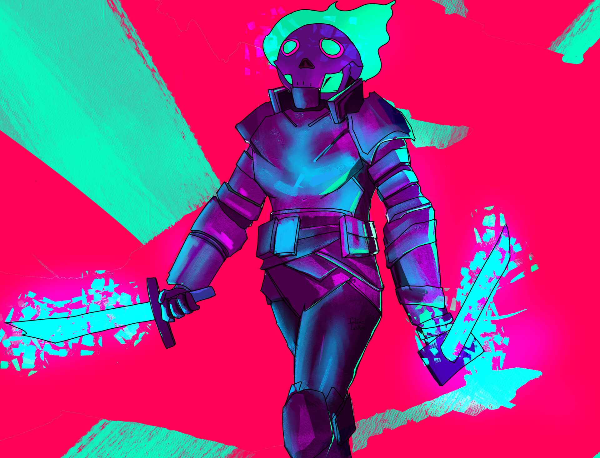 ArtStation - Character design : NEON MASTER