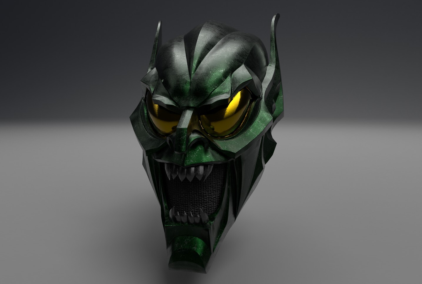 ArtStation - Green Goblin Helmet