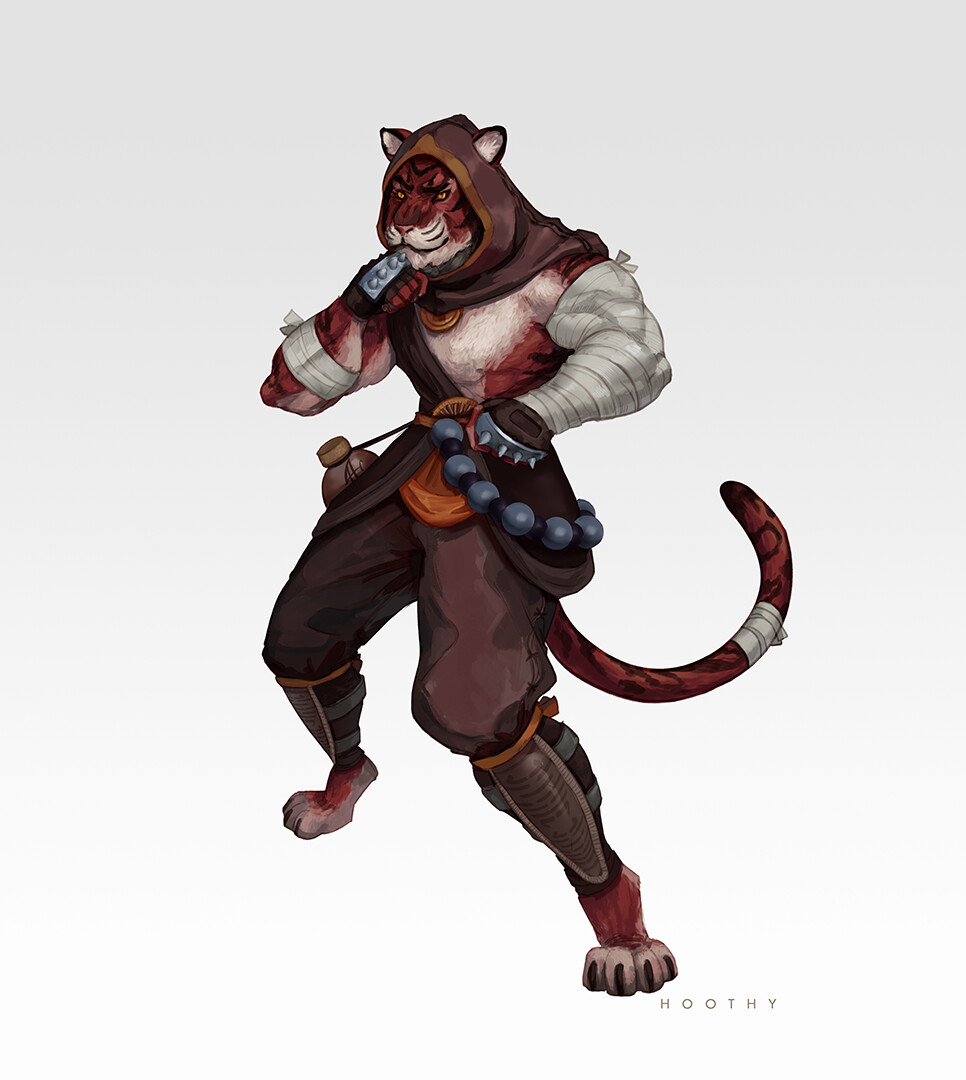 ArtStation - Tabaxi named Red