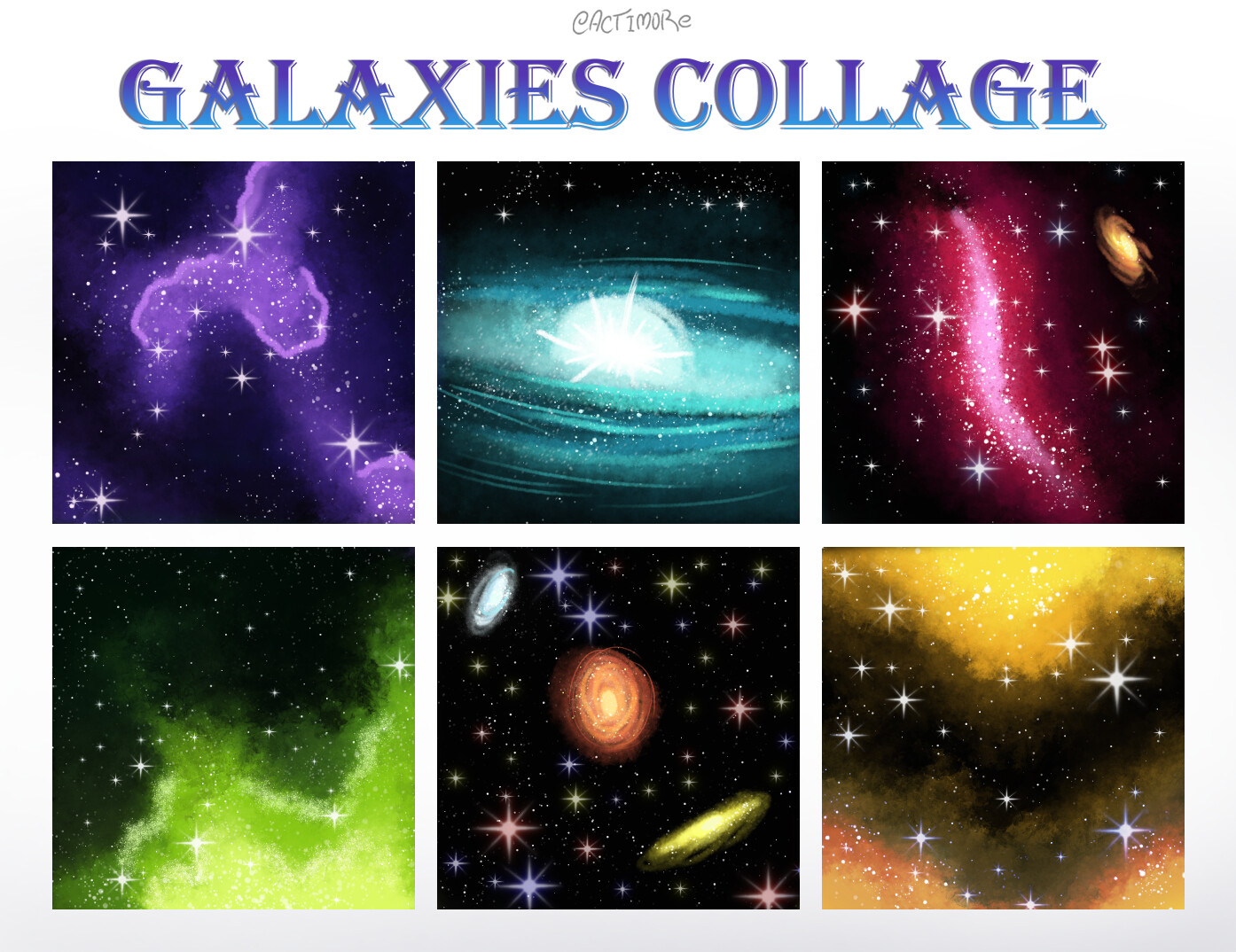 ArtStation - Galaxies Collage