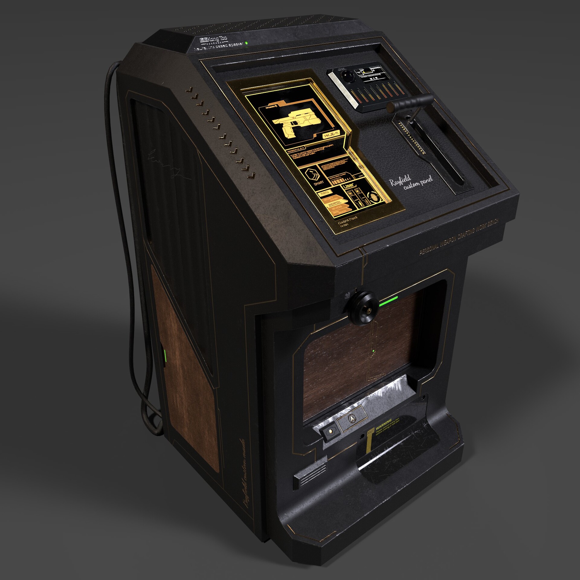 ArtStation - Cyberpunk 2077 weapon workbench concept