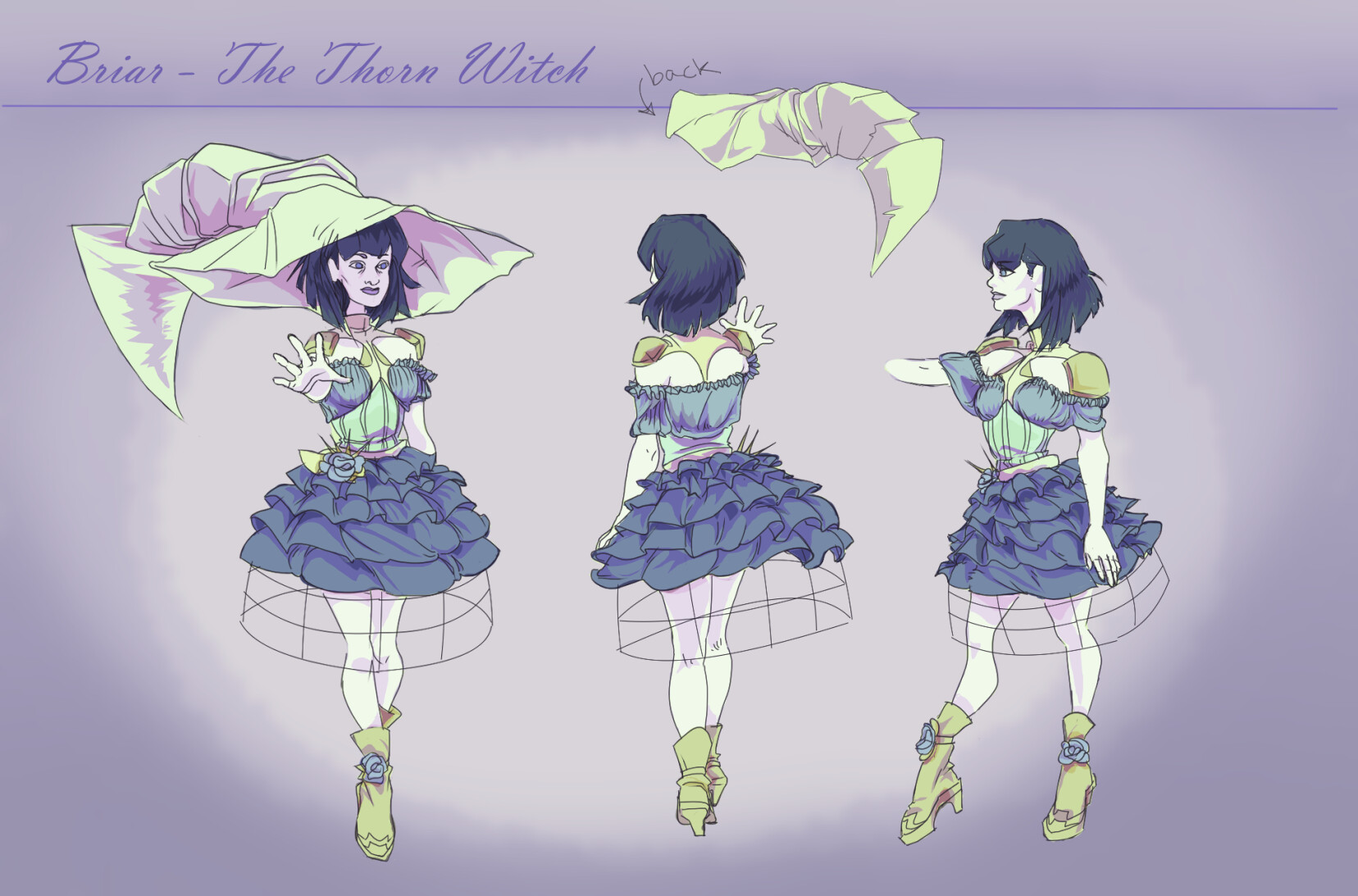 ArtStation - Briar, Thorn Witch (Character Concept)