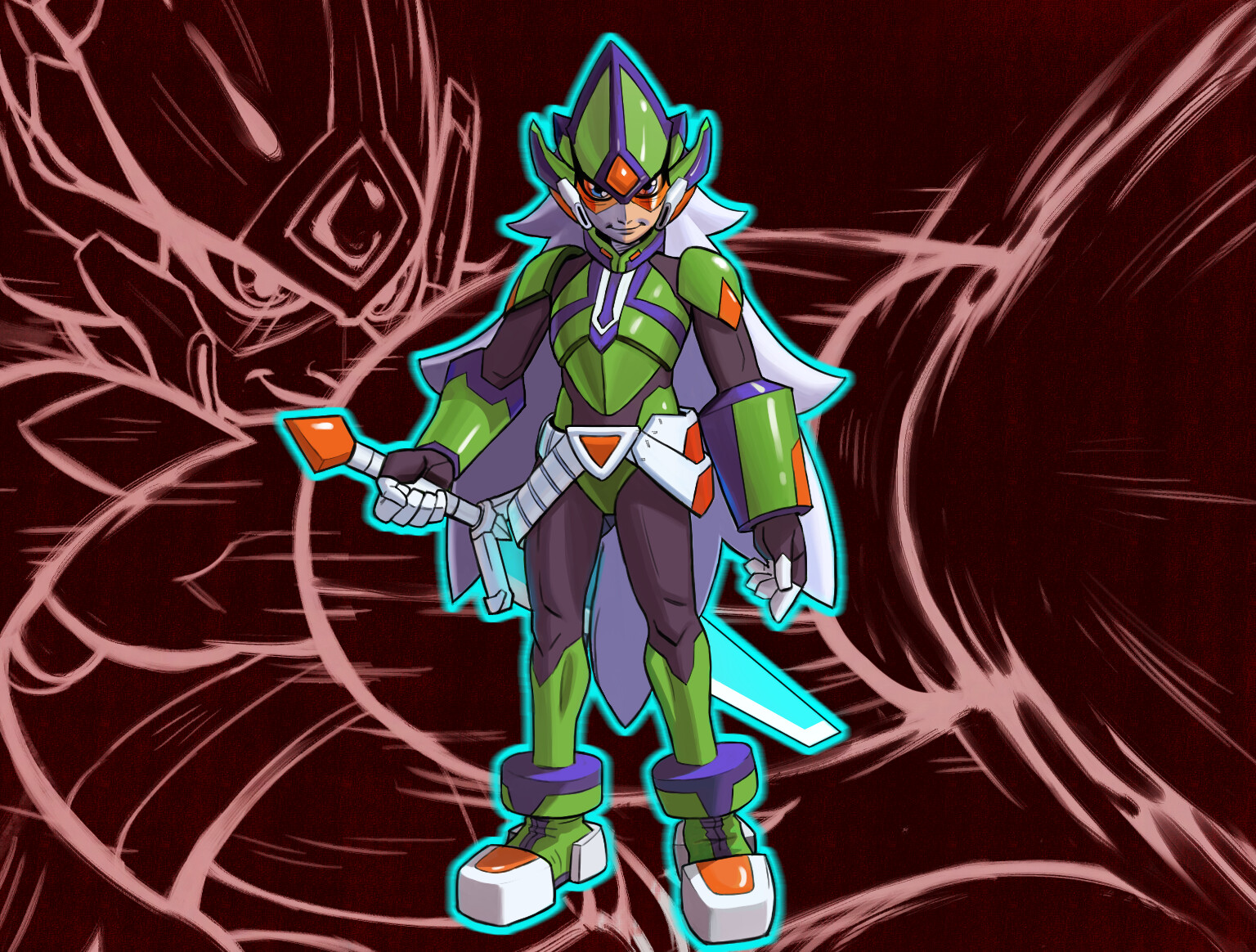 ArtStation - The Green Mega man