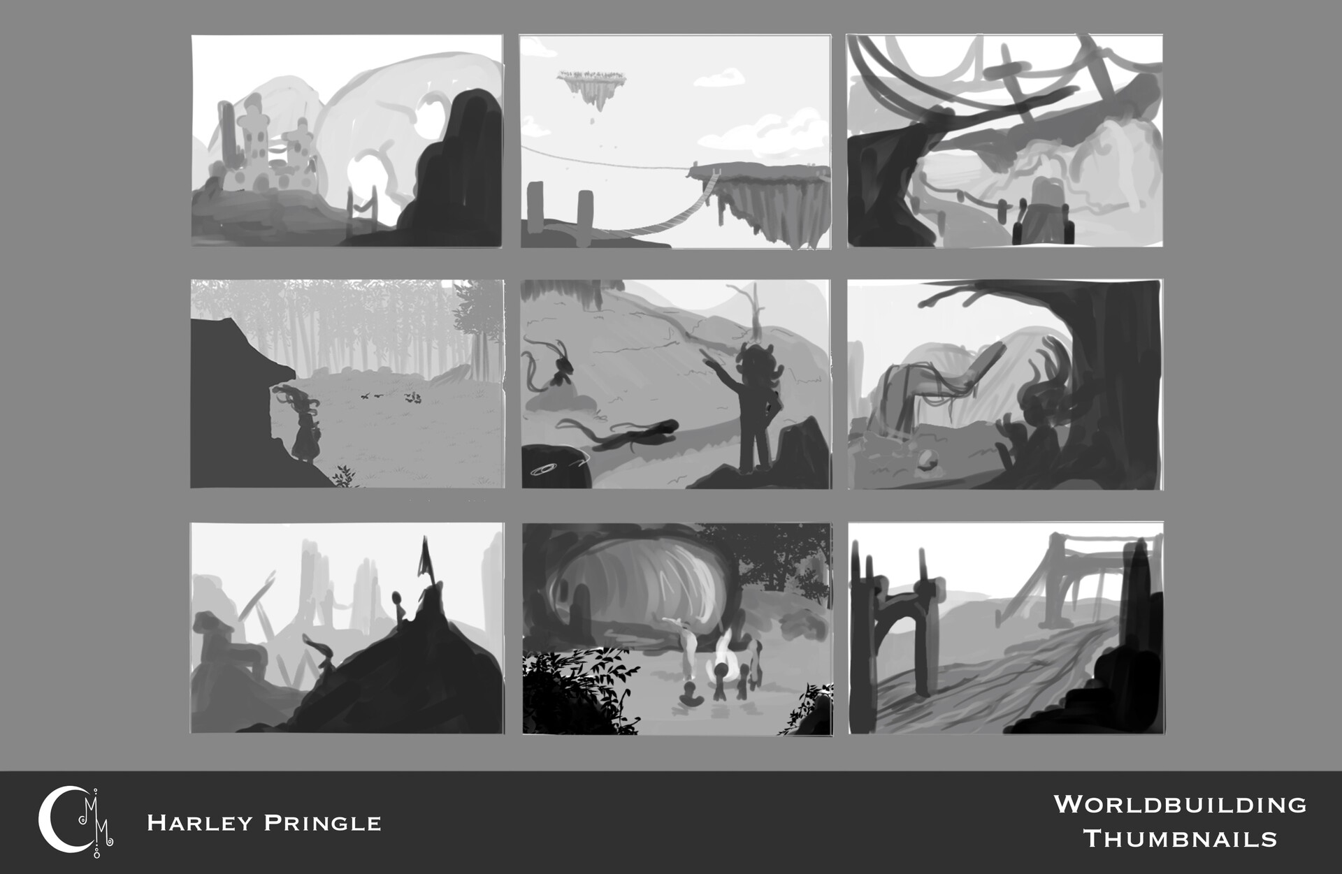 ArtStation - Worldbuilding thumbnails