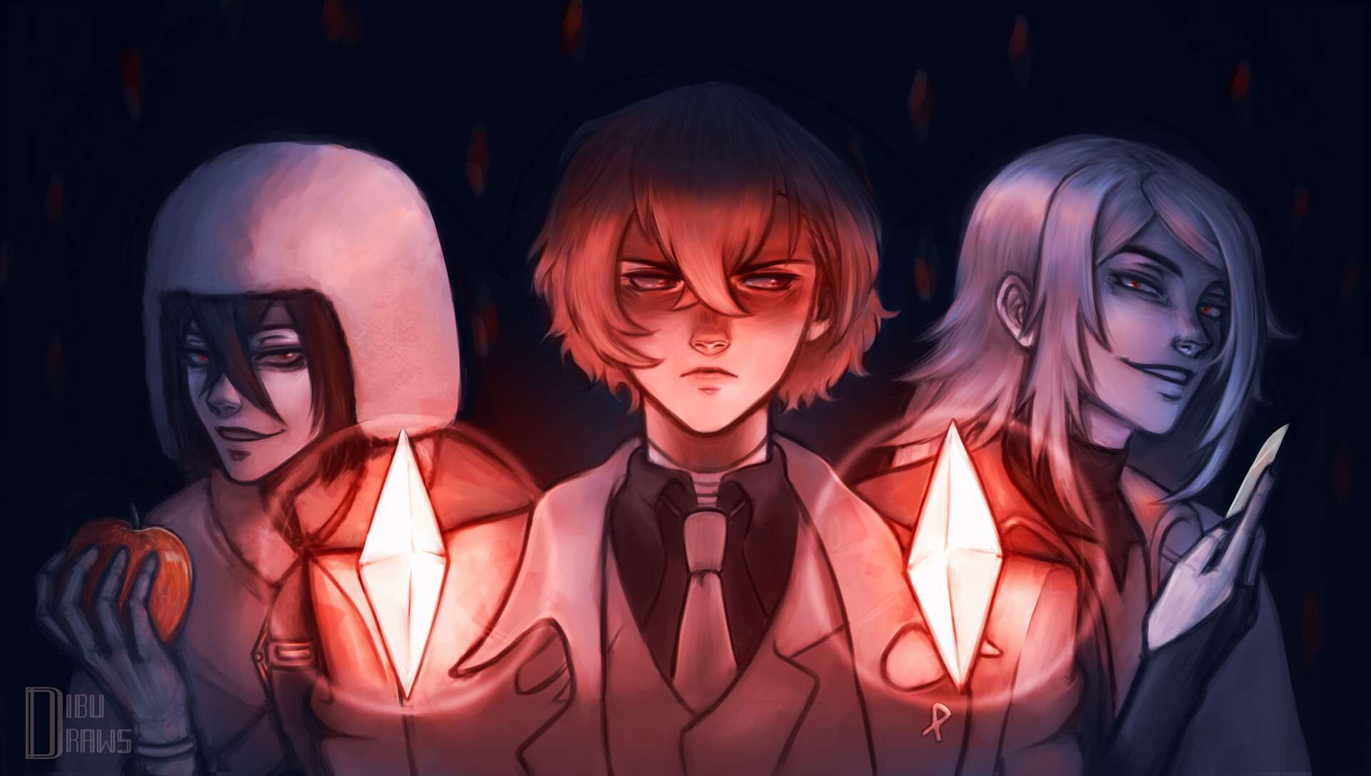 ArtStation - Color study - BSD Dead apple