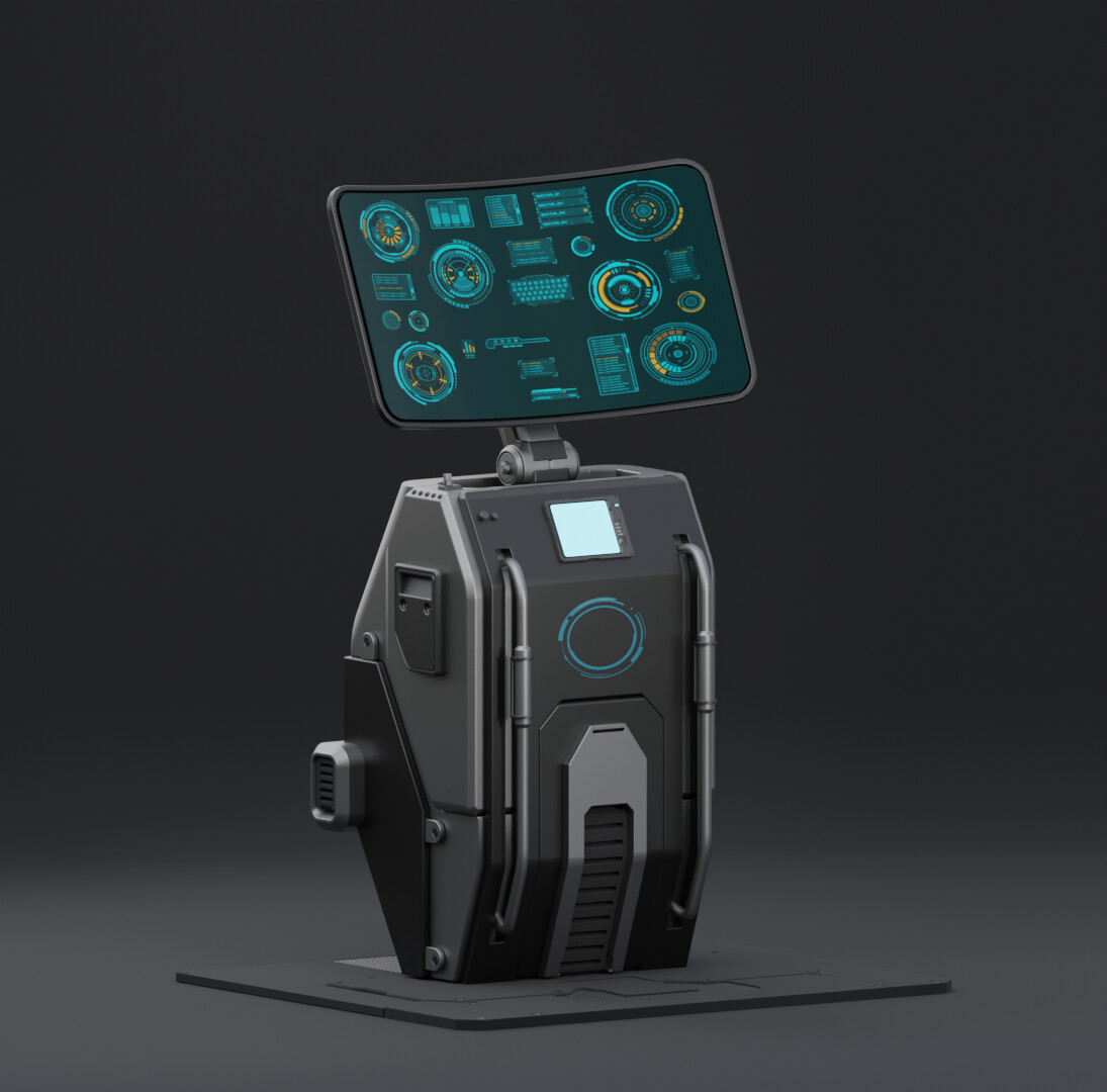 ArtStation - SciFi Terminal