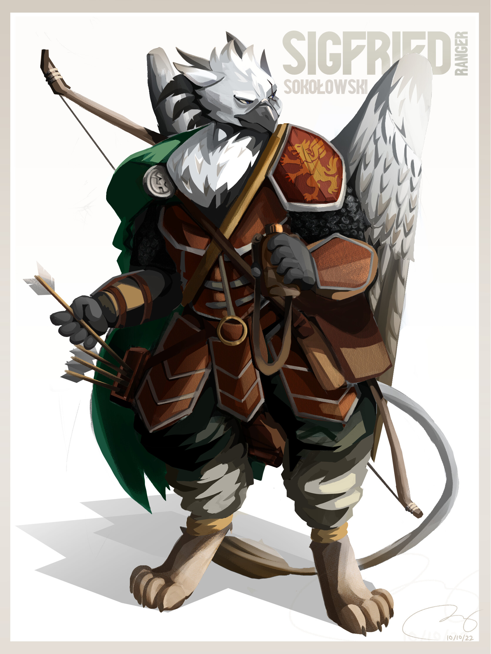 ArtStation - CAP - 015 | Sigfried - Ranger Character Concept