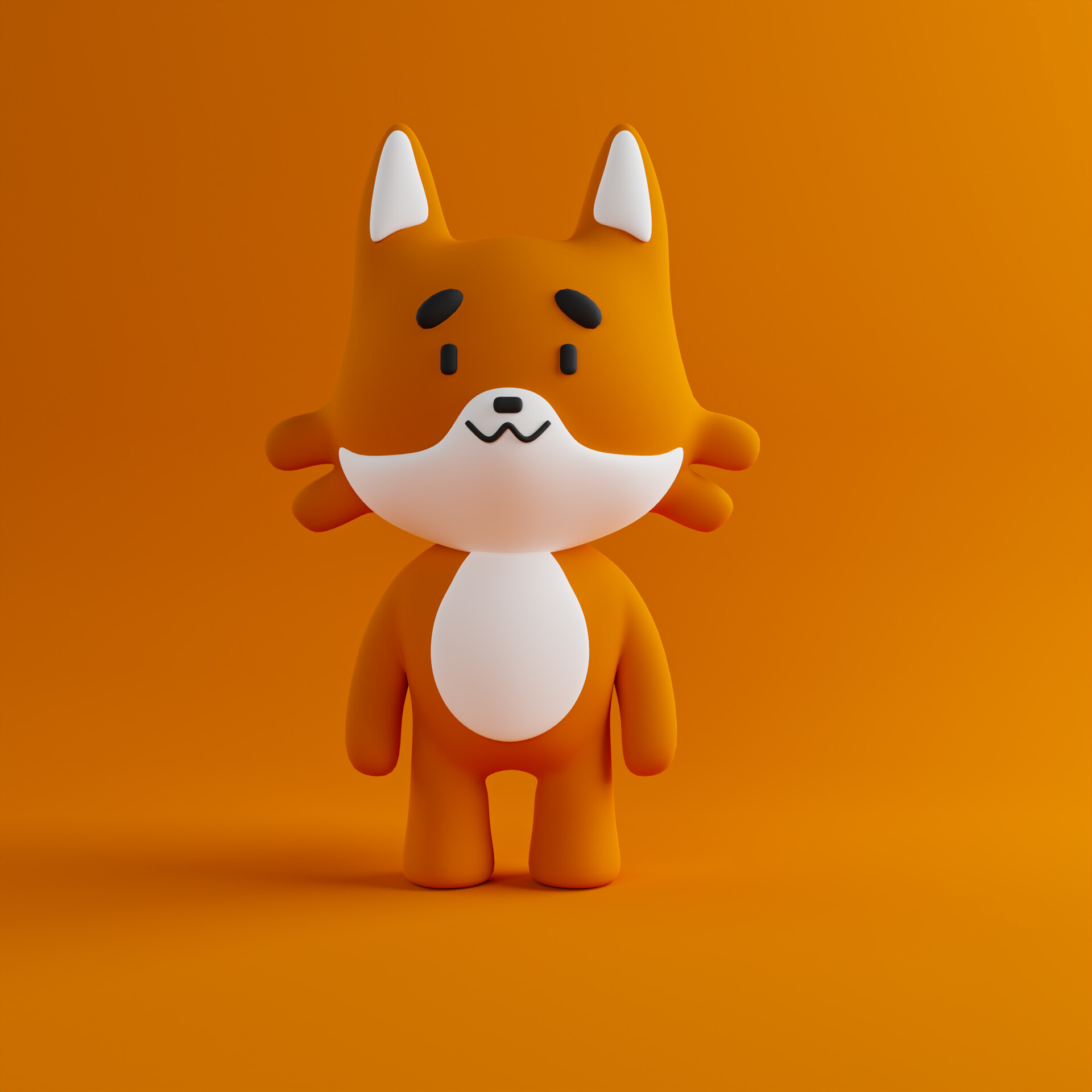ArtStation - 3D stylized fox game character