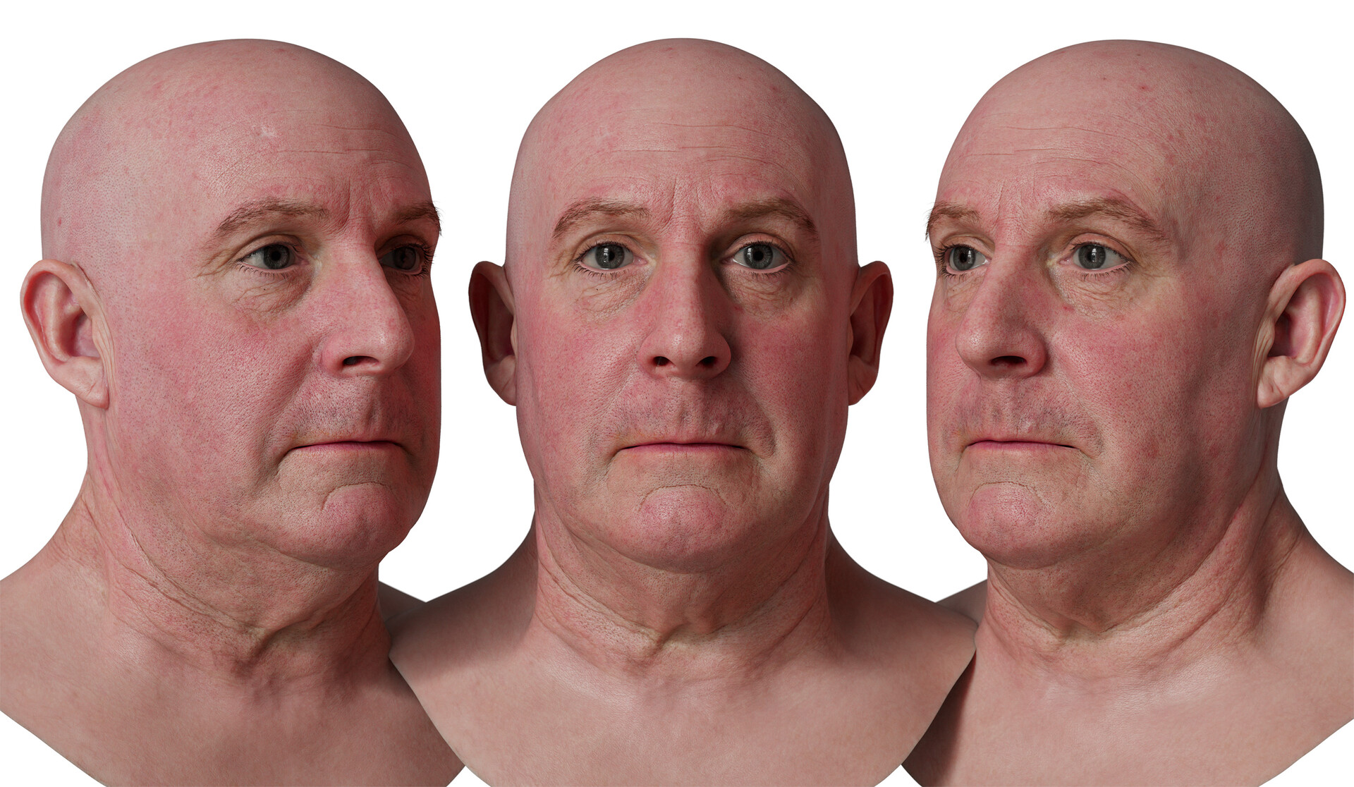 3D Scan Store - 80 x New HD Head Scans
